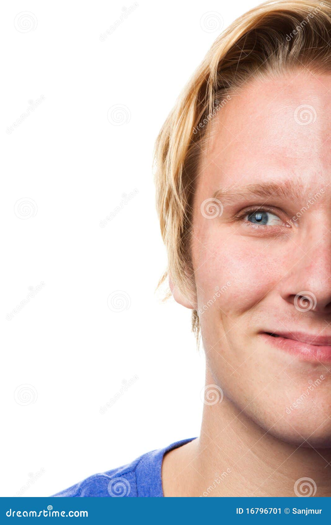 Smiling Young Man stock image. Image of head, face, cheerful - 16796701
