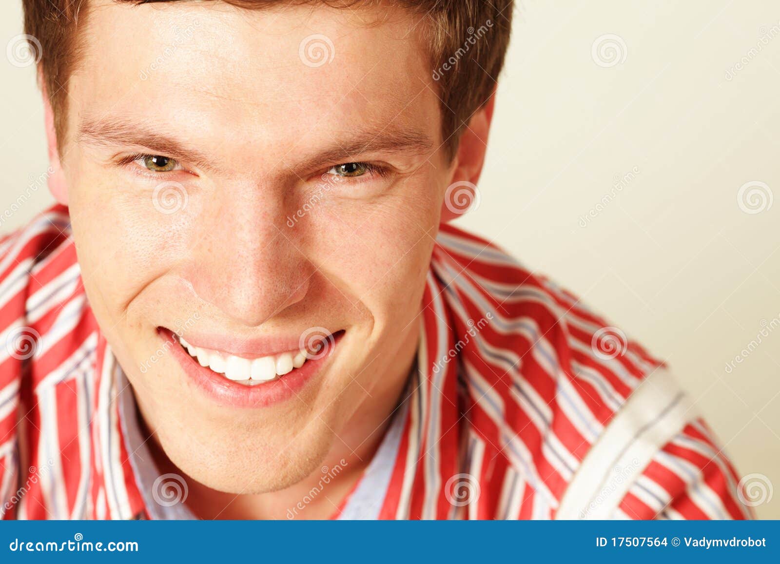 Smiling young man stock photo. Image of toothy, background - 17507564