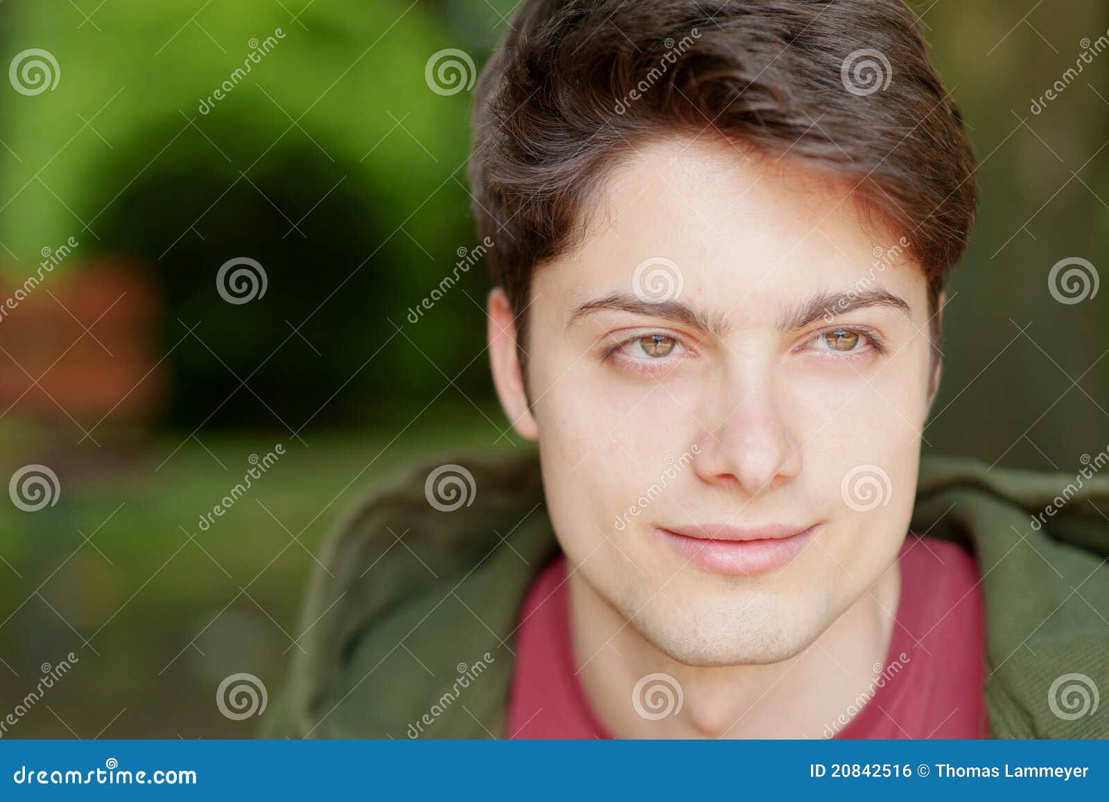 Smiling young man stock photo. Image of male, handsome - 20842516