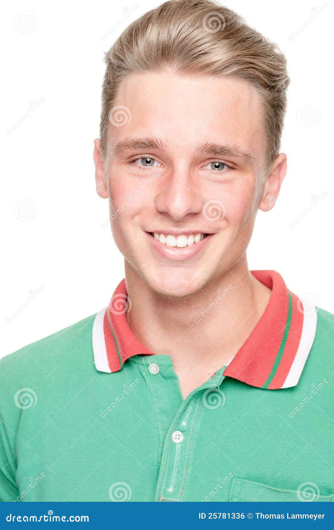 Smiling young man stock photo. Image of people, natural - 25781336