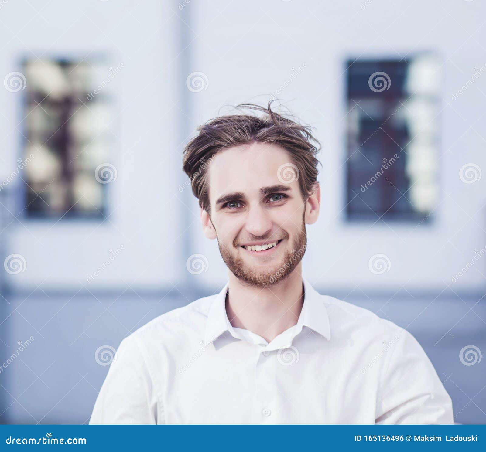 Smiling young man stock photo. Image of concept, cheerful - 165136496