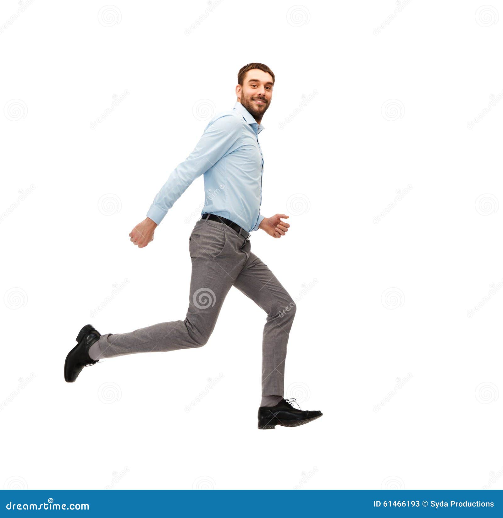 Smiling Young Man Running Away Stock Image - Image of active, business ... Smiling Young Man Running Away Stock Image - Image of active, business ...