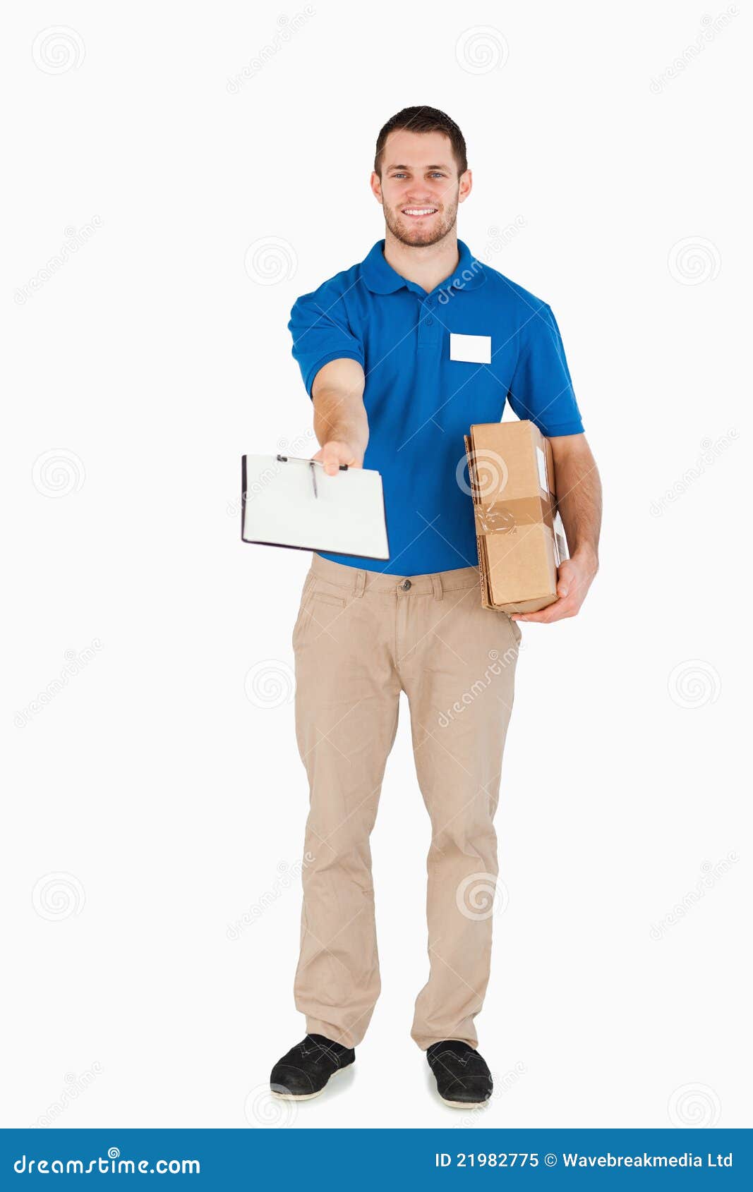 Young Car Salesman Showing The Advantages Of The Car To The Customer ...