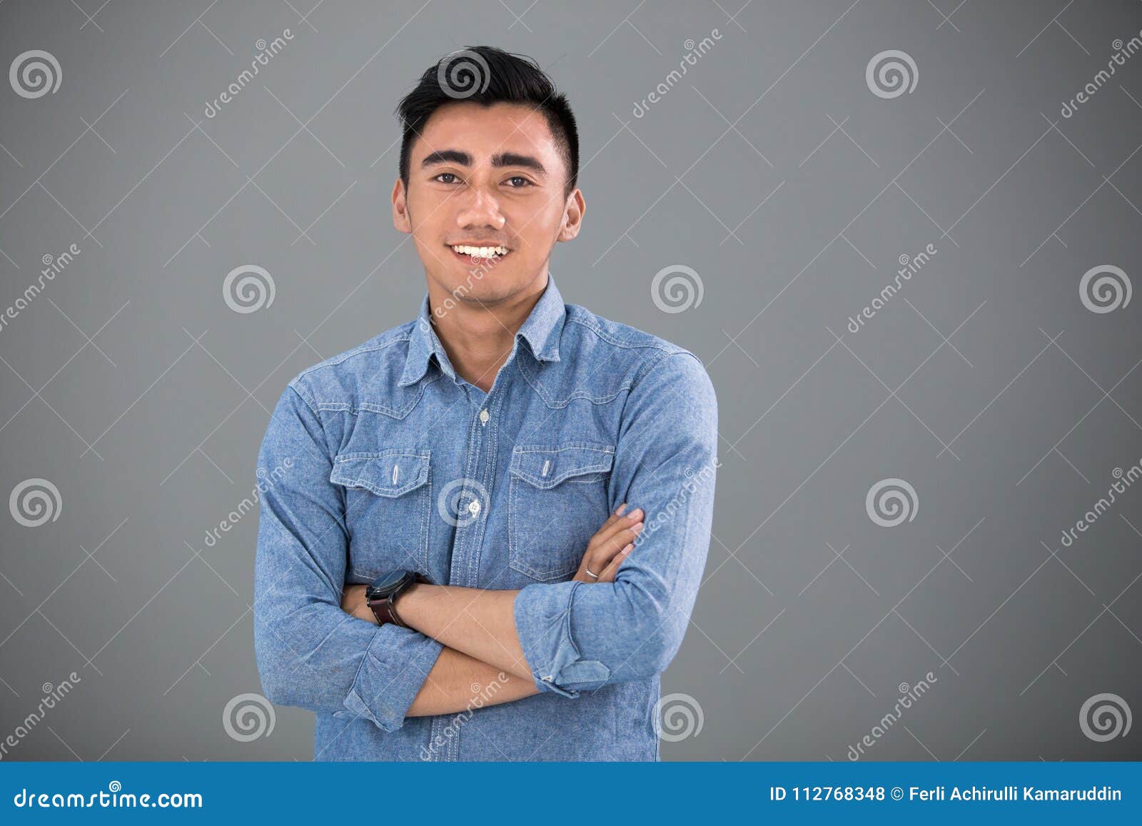 Smart looking male student stock photo. Image of smile - 112768348