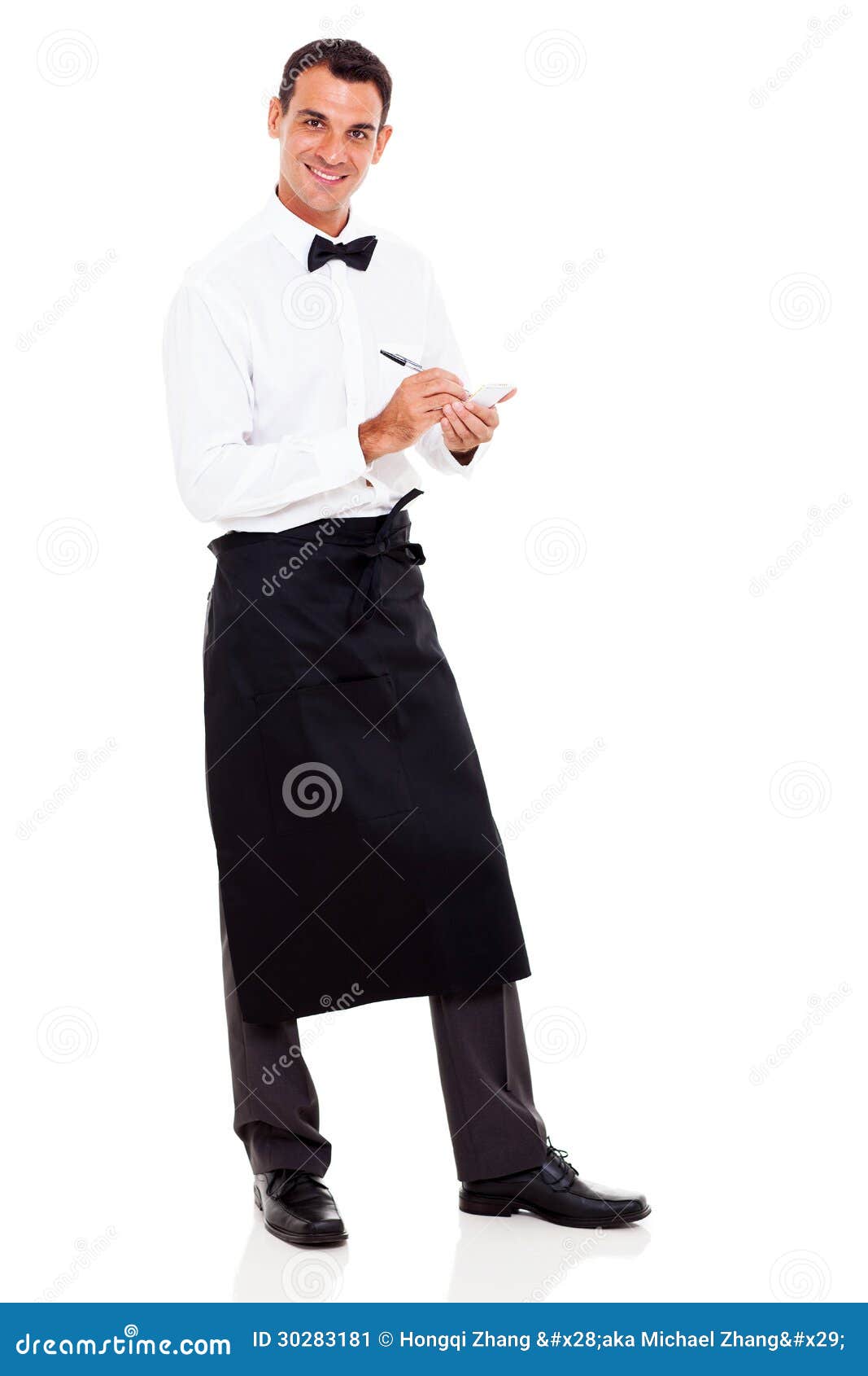 Waiter taking orders stock image. Image of full, background - 30283181