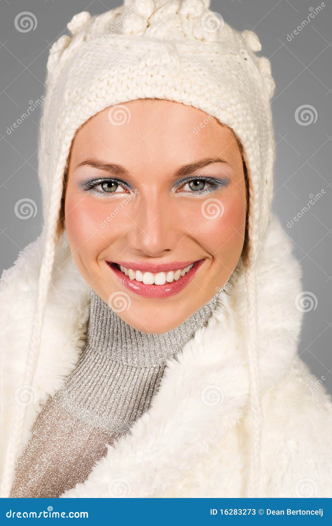 Smiling young woman stock image. Image of female, woman - 16283273