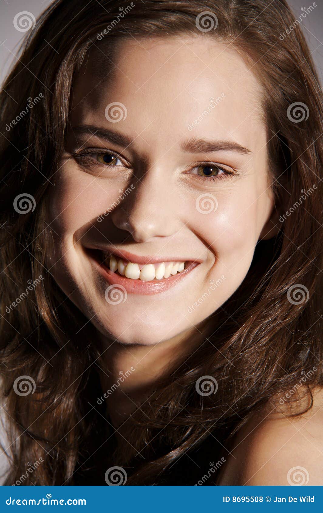 Smiling young woman stock photo. Image of fresh, beauty - 8695508