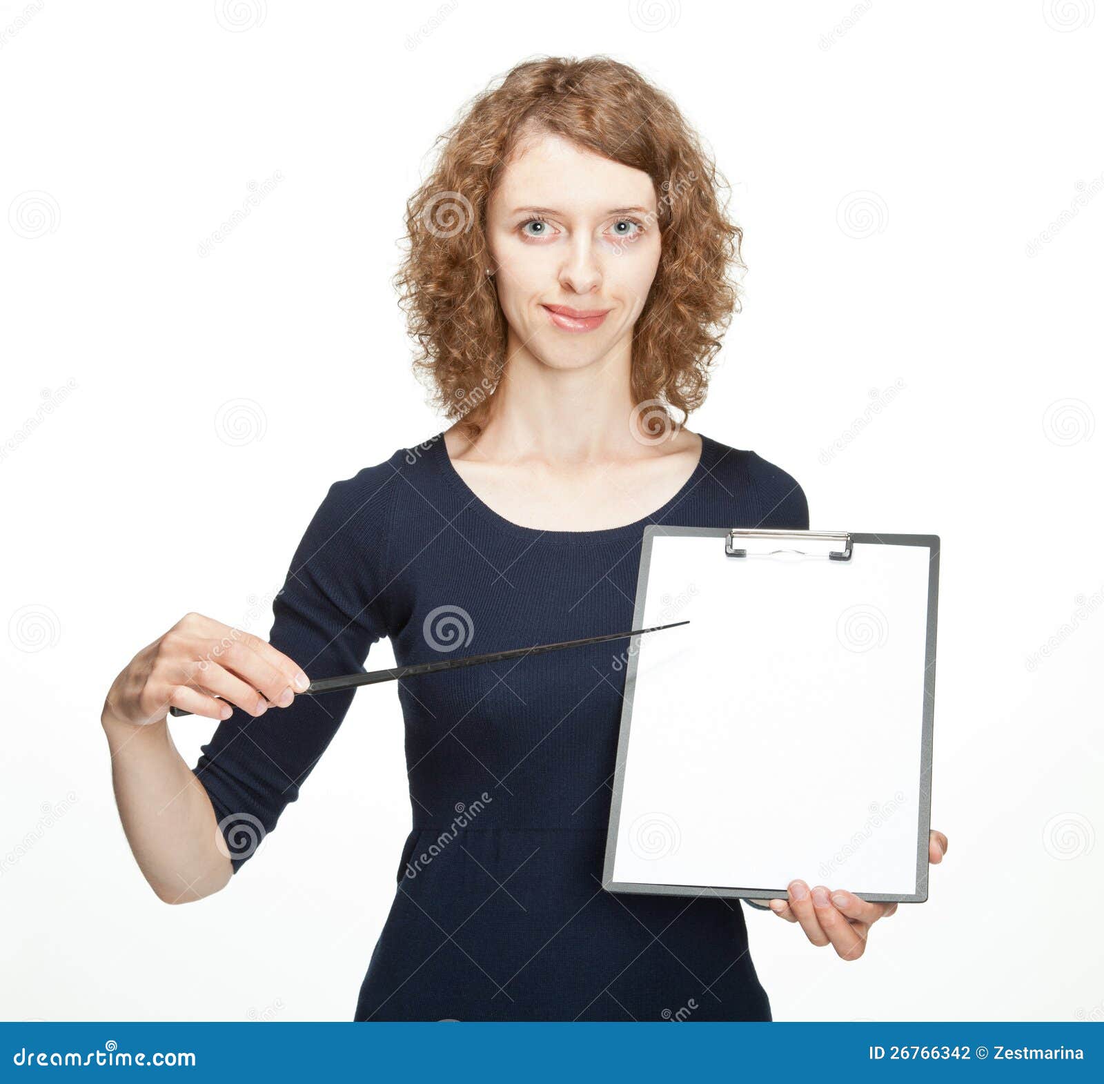 Smiling Young Woman Holding Clipboard Stock Photo - Image of girl ... Smiling Young Woman Holding Clipboard Stock Photo - Image of girl ...