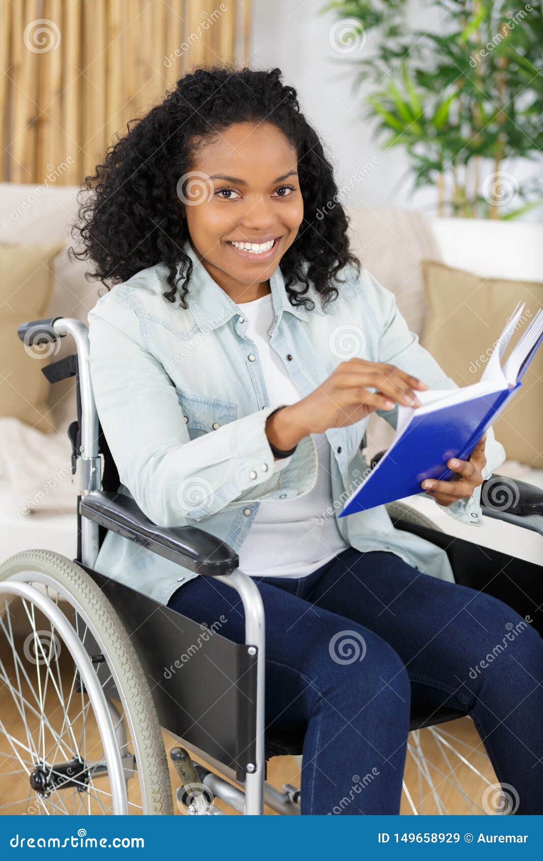 Smiling Young Woman in Wheelchair Stock Image - Image of accessibility ...