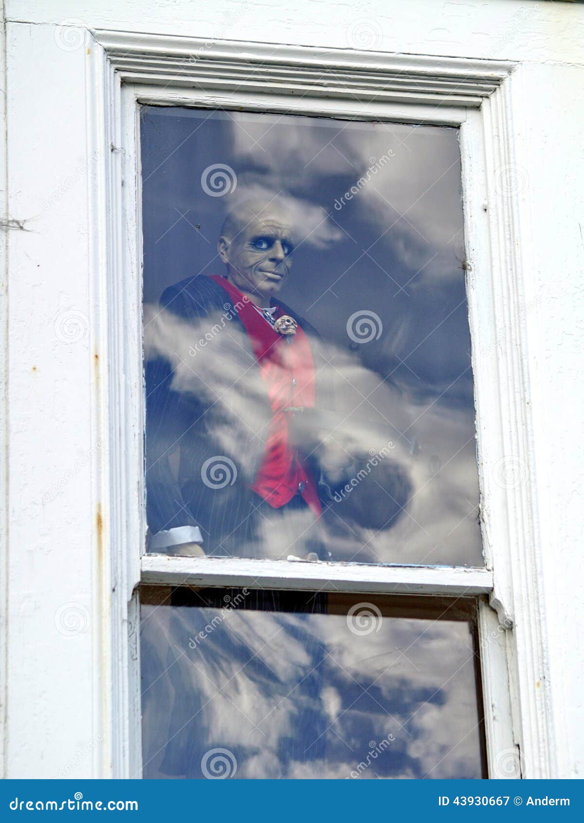 Smiling zombie stock image. Image of window, smile, devil - 43930667
