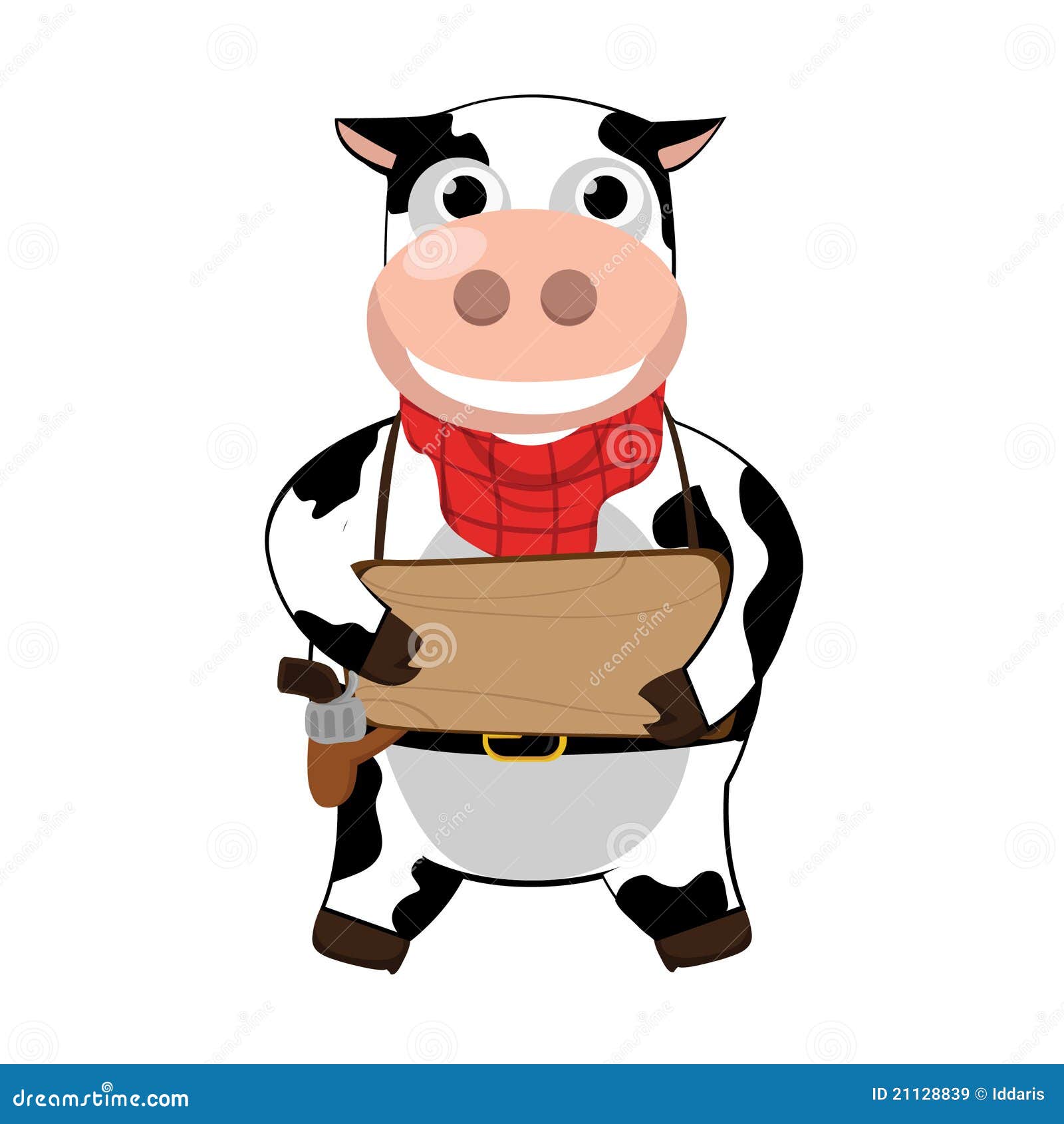 Smilling Cow stock illustration. Illustration of bull - 21128839