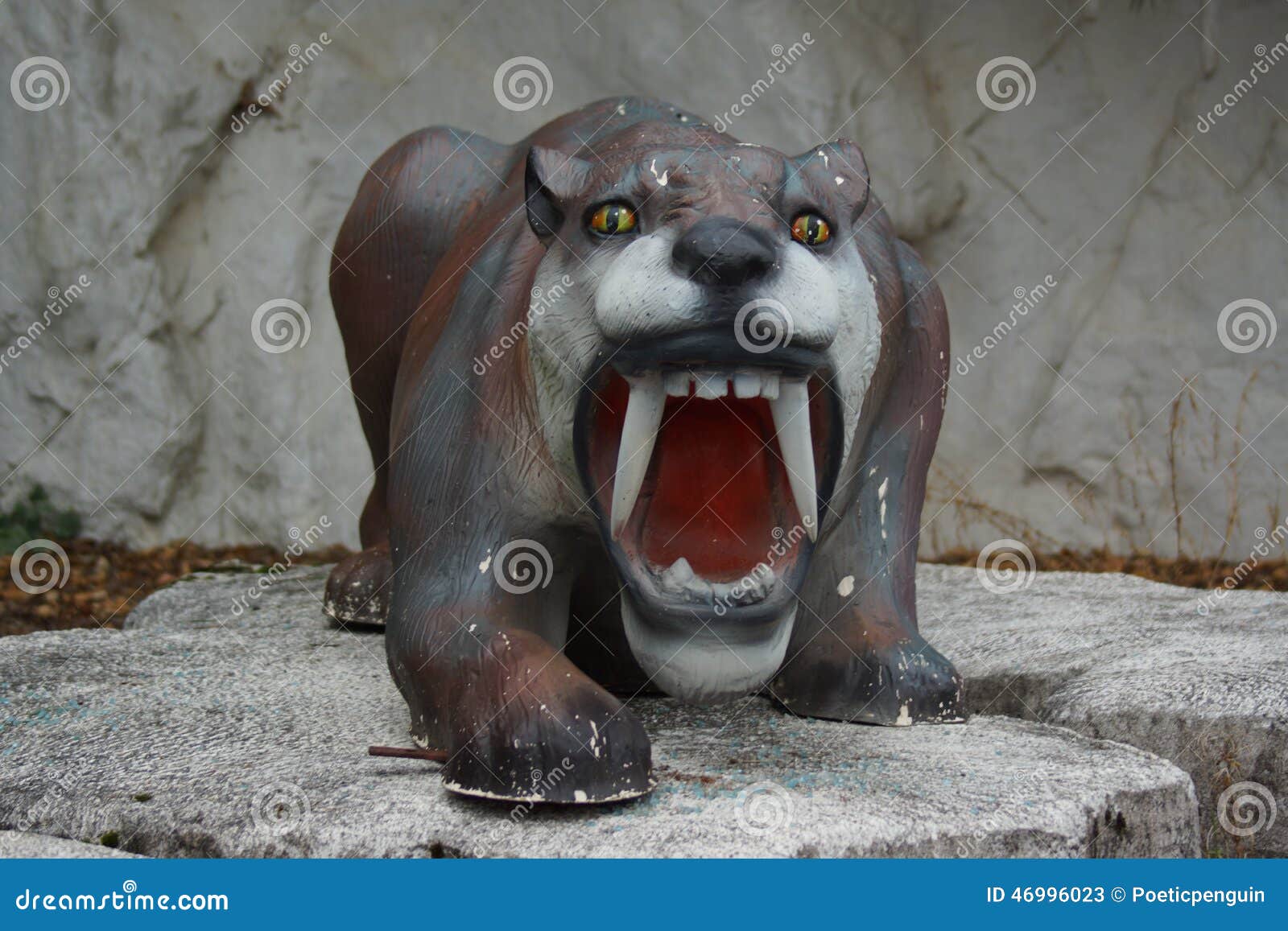 Smilodon stock image. Image of fanged, beast, felidae - 46996023