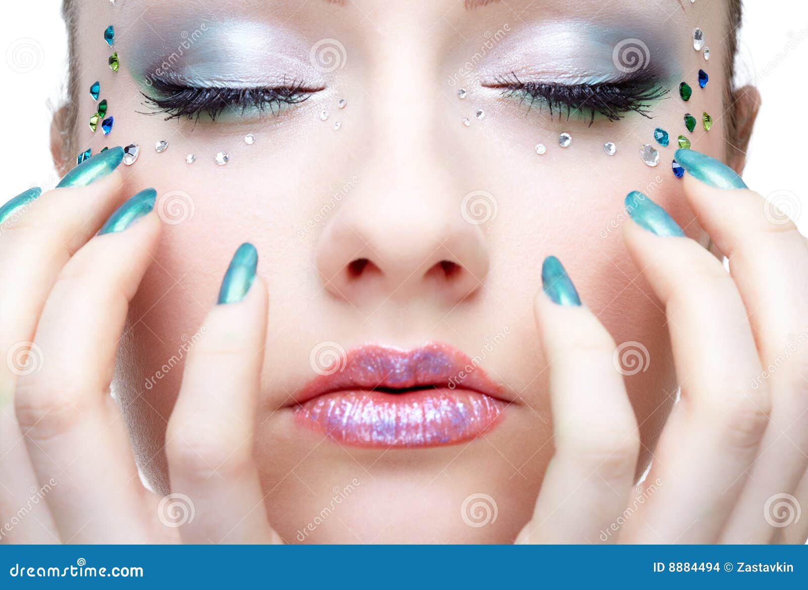 Smink arkivfoto. Bild av tydlig, livsstil, mode, sinnesrörelse - 8884494