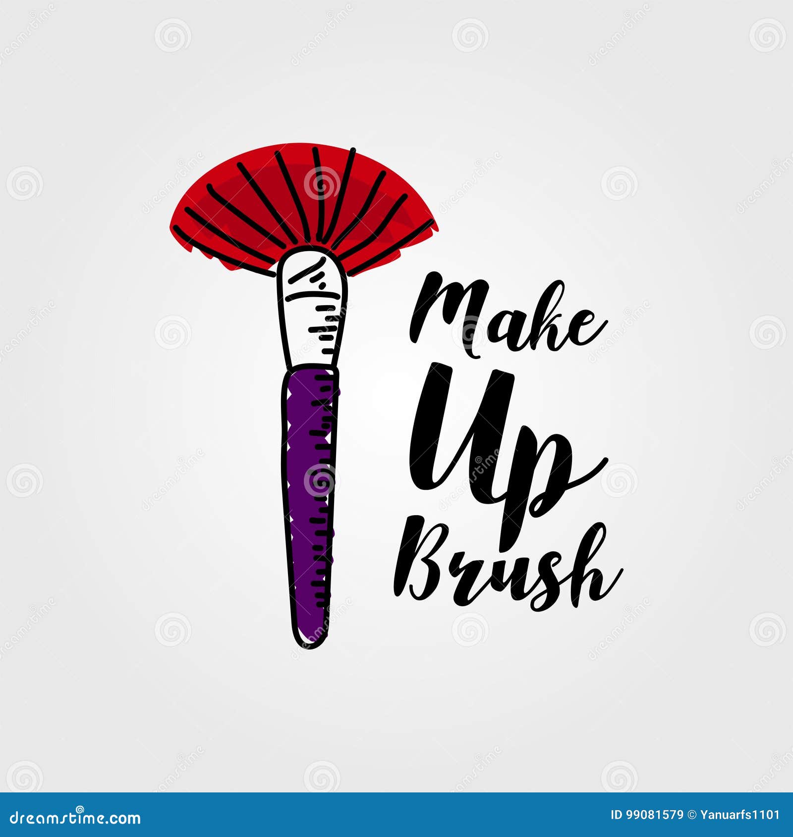 Smink Logo Vector vektor illustrationer. Illustration av rengöringsduk ...