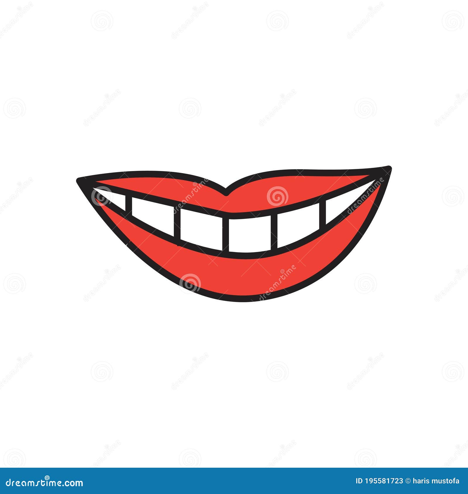 Smirk Expression Icon Design Template Vector Isolated Stock Vector ...