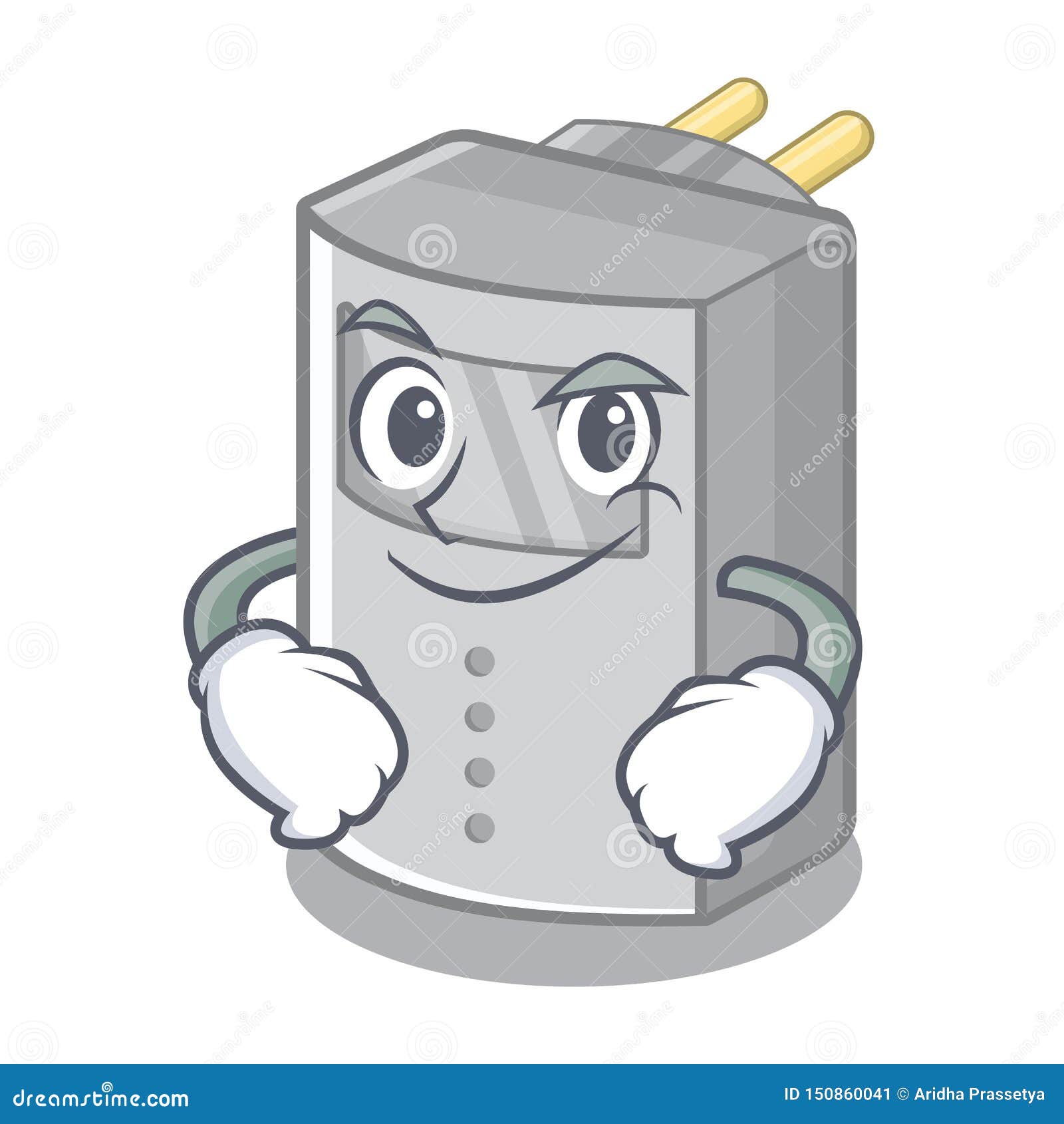 Smirking Motion Sensor in the Cartoon Shape Stock Vector - Illustration ...