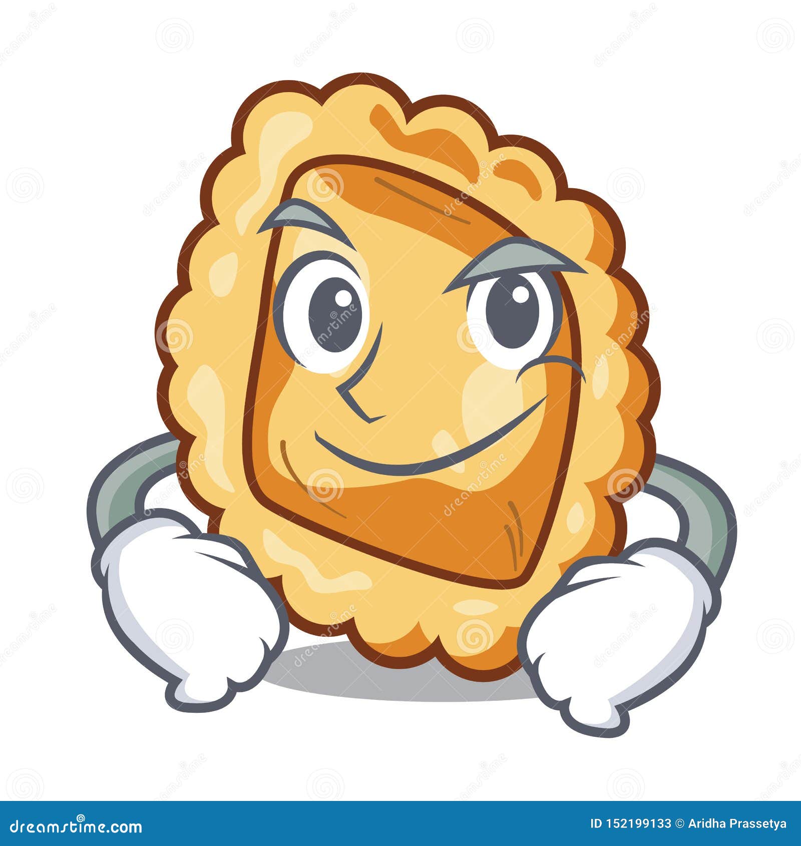 Smirking Ravioli in the a Cartoon Bowl Stock Vector - Illustration of ...