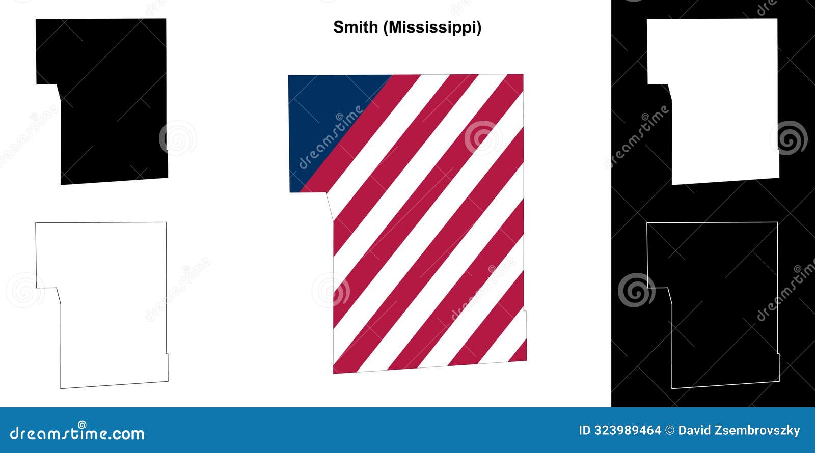 Smith outline map stock illustration. Illustration of empty - 323989464