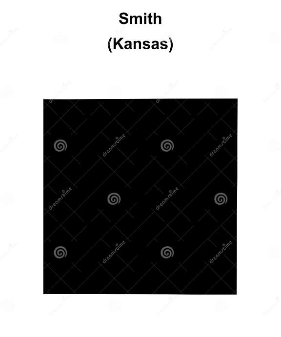Smith outline map stock illustration. Illustration of territory - 361549543