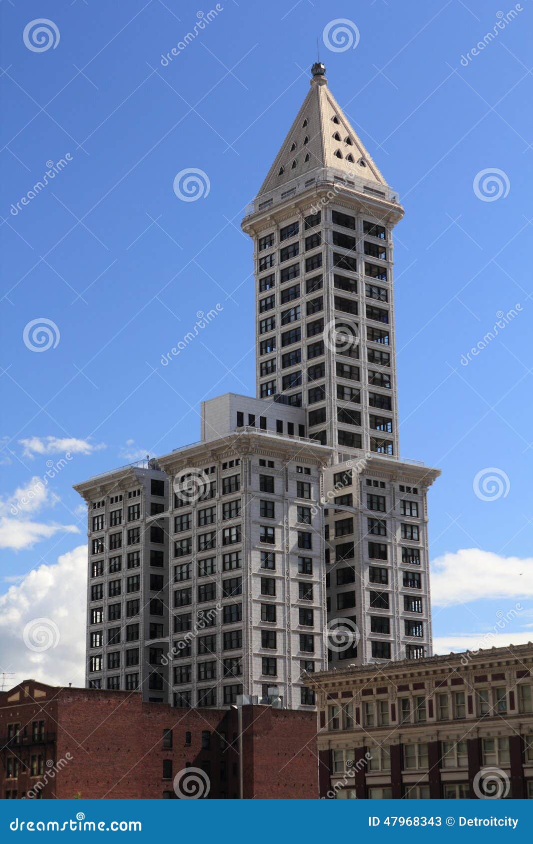 Smith Tower stock image. Image of historic, skyscraper - 47968343