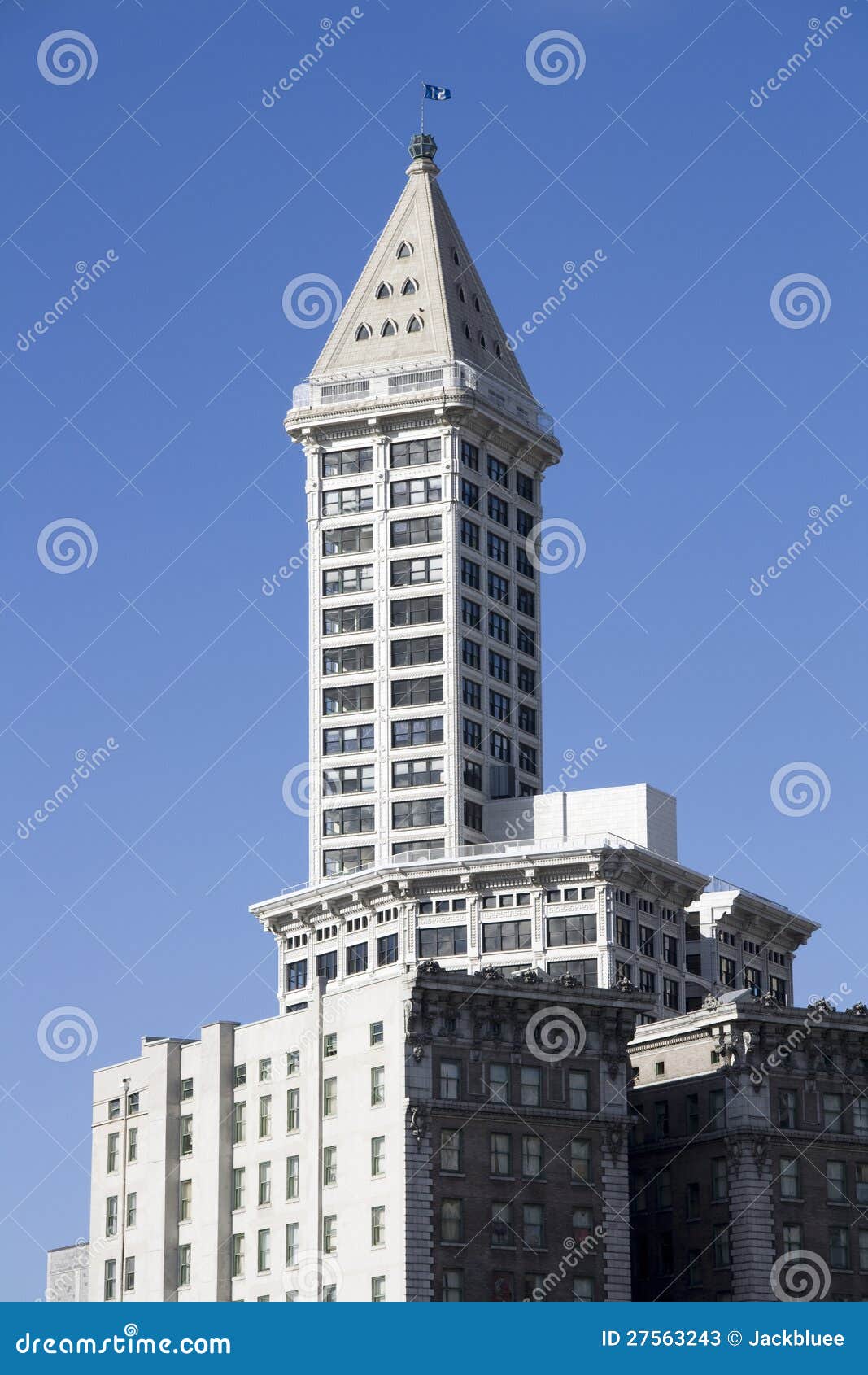 Smith Tower Seattle stock image. Image of buildings, historic - 27563243