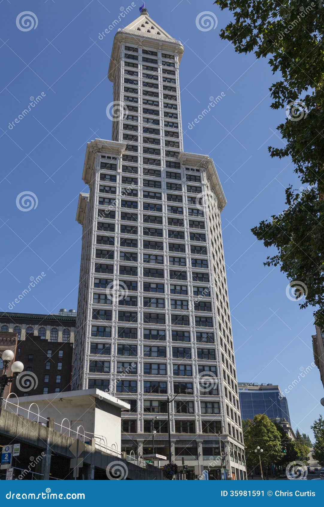 Smith Tower in Seattle Washington Stock Image - Image of pioneer ...