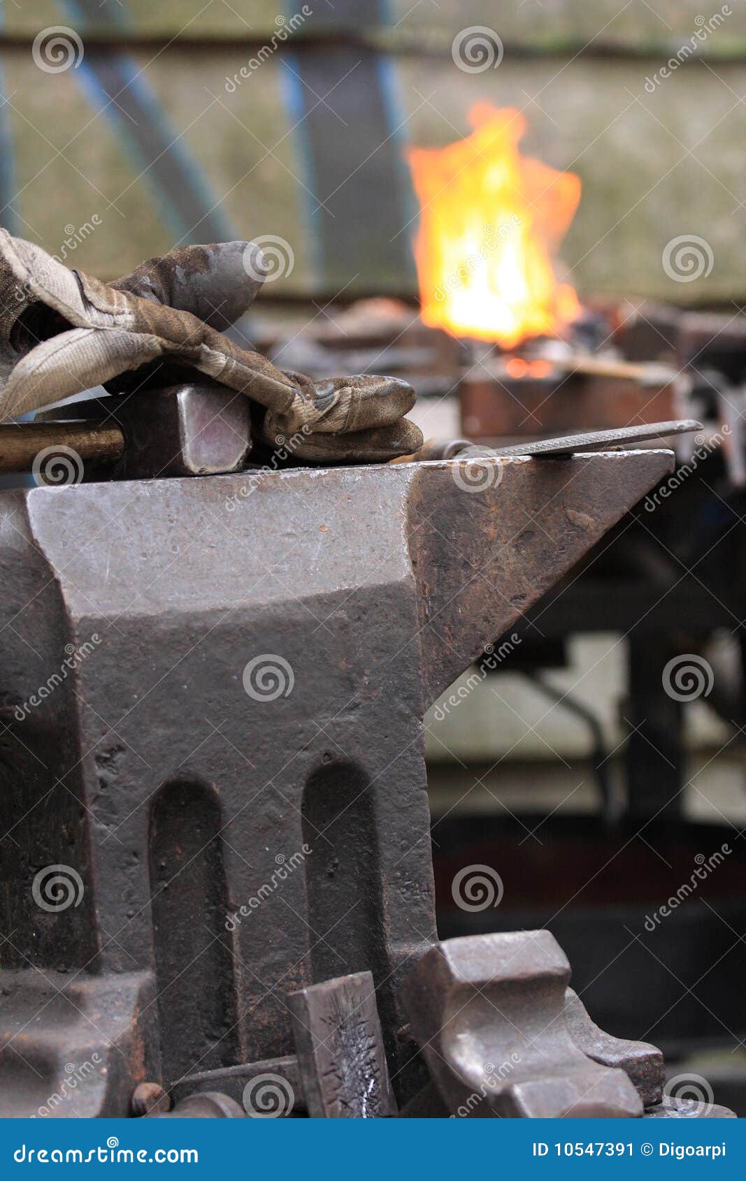Smithing stock image. Image of profession, metal, design - 10547391