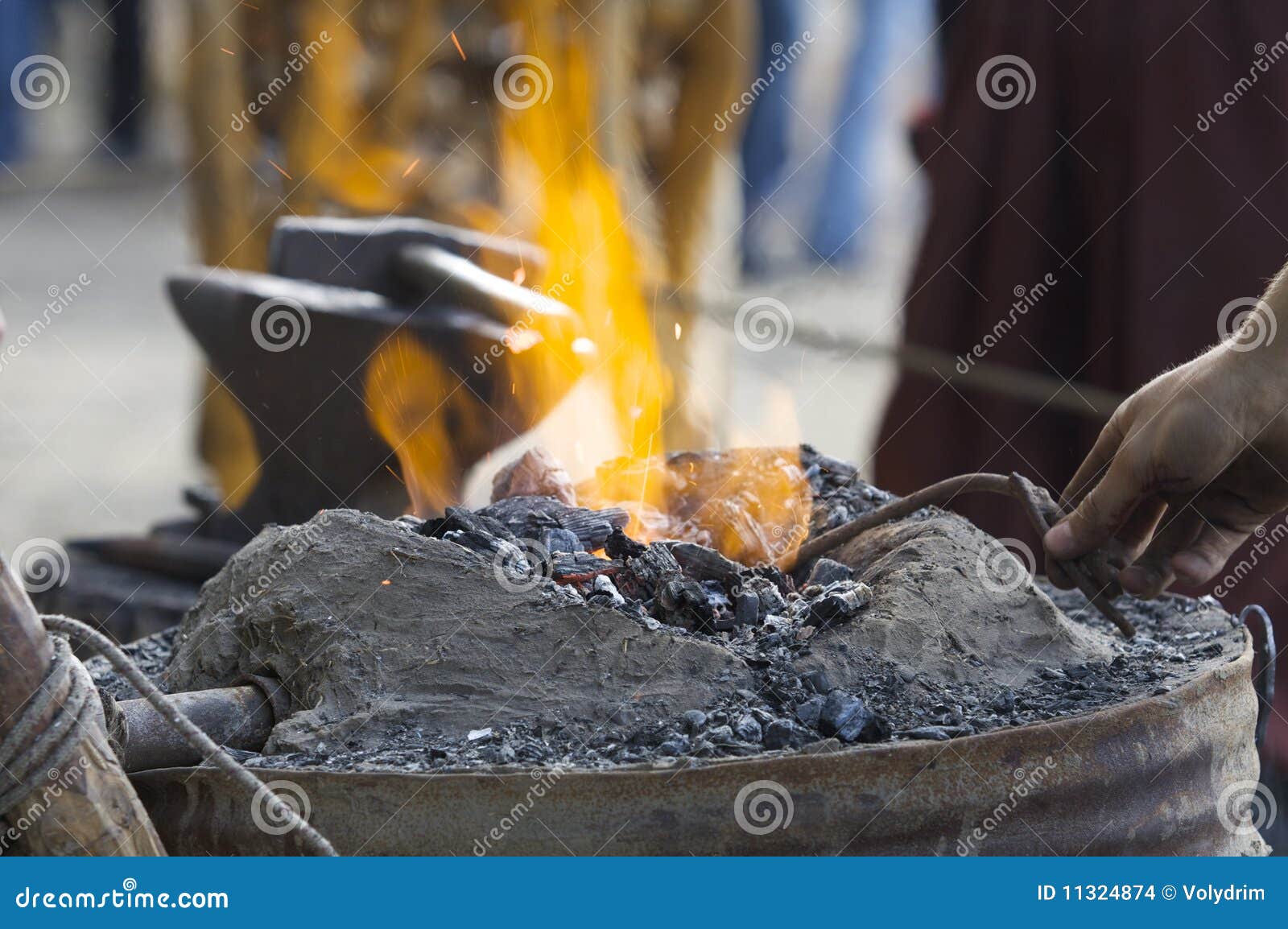 Smithing work stock photo. Image of work, smithing, stithy - 11324874