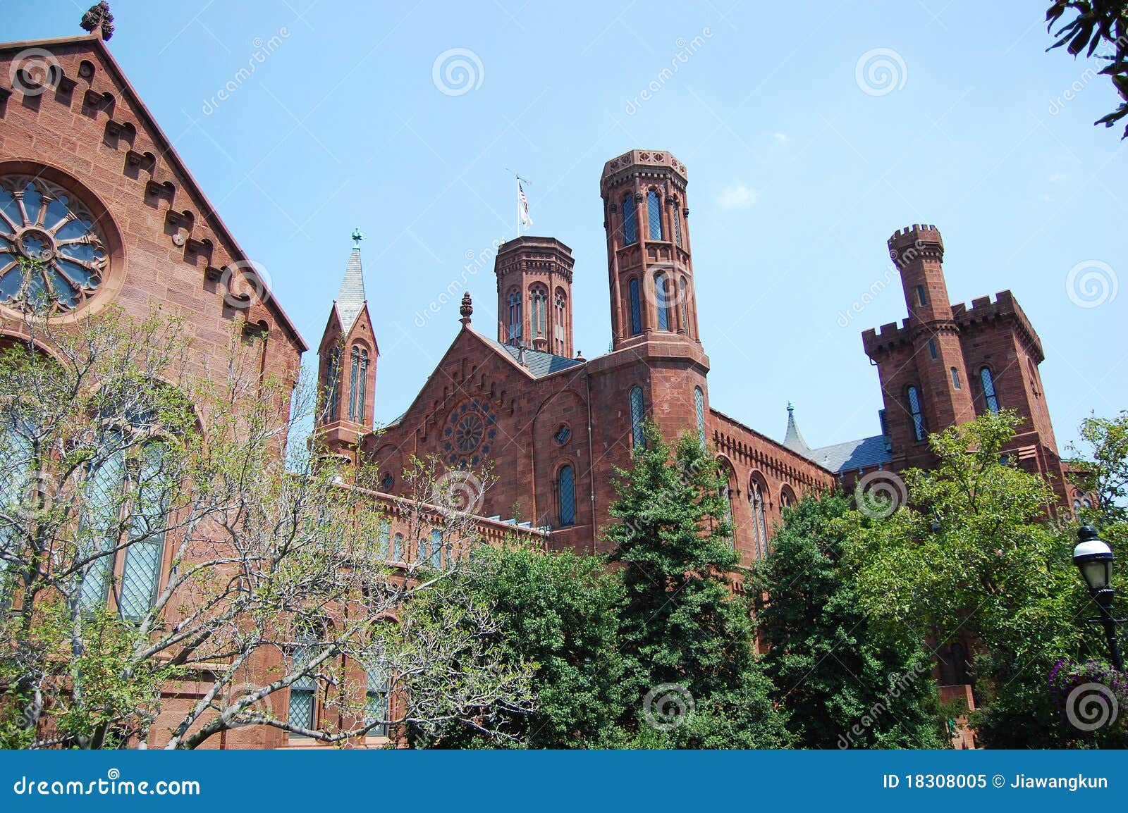 Smithsonian Castle in Washington DC Editorial Image - Image of history ...