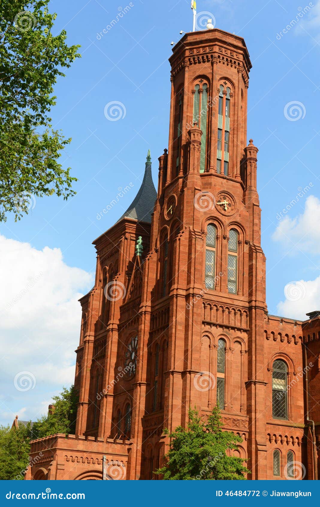 Smithsonian Castle in Washington DC, USA Editorial Photography - Image ...