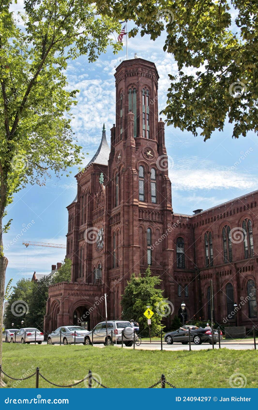 Smithsonian Institution Building Editorial Photography - Image of tower ...