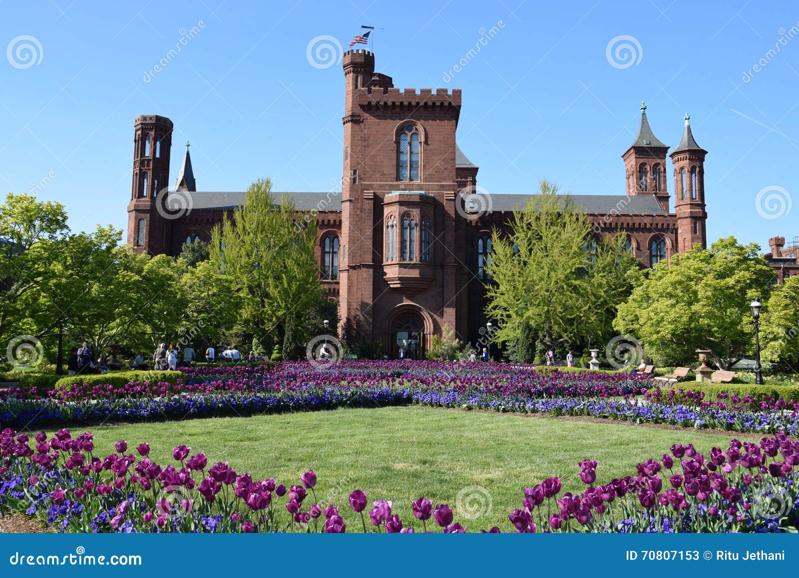 The Smithsonian Institution Building (Castle) in Washington, DC ...
