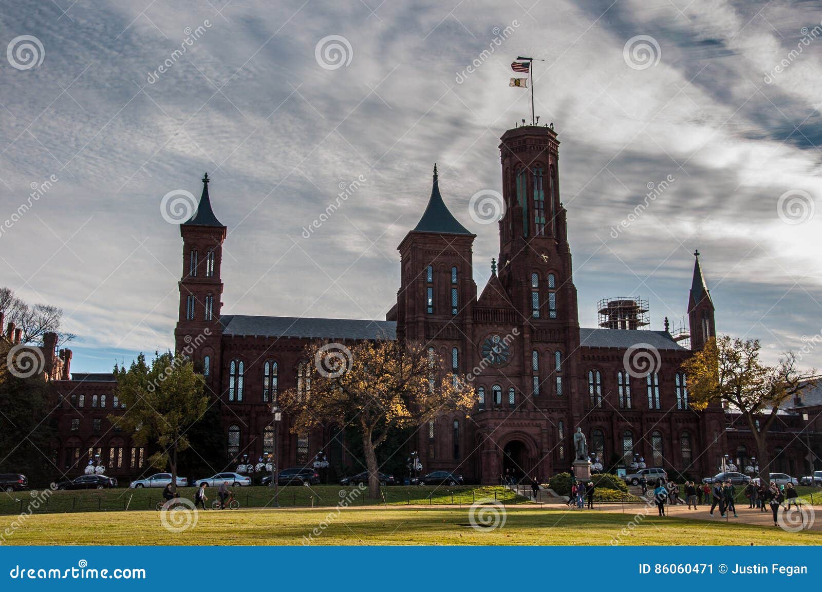 Smithsonian Institution Building on the National Mall Editorial Photo ...