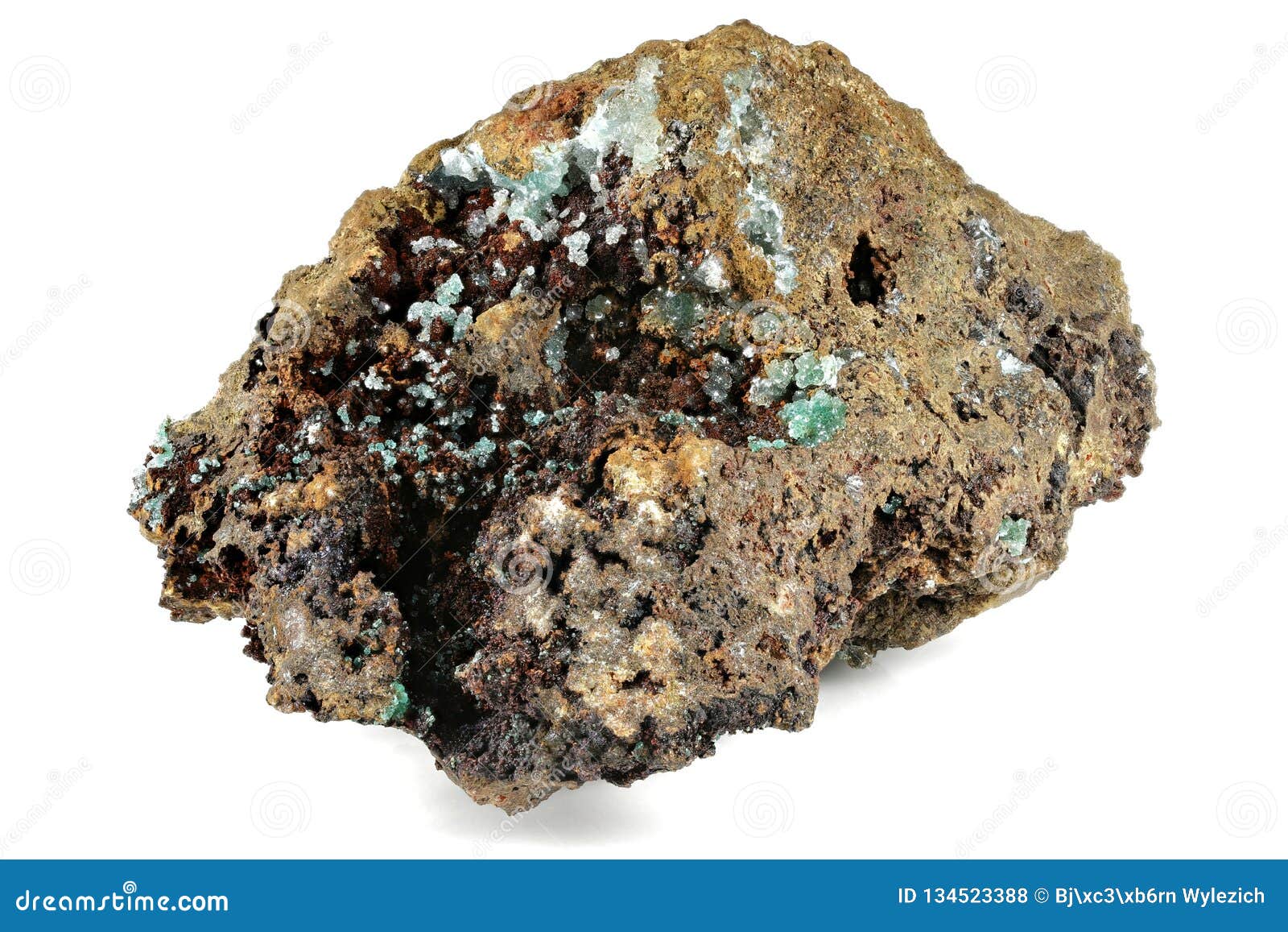 Smithsonite stock photo. Image of white, rough, unprocessed - 134523388