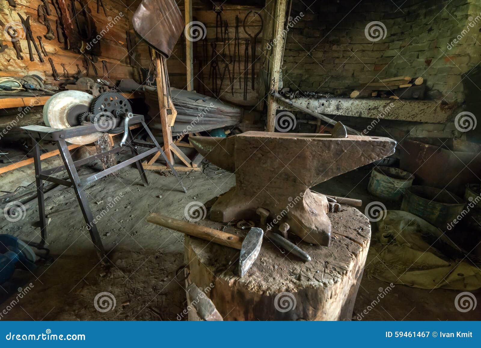 Smithy stock image. Image of profession, bkacksmith, tongs - 59461467