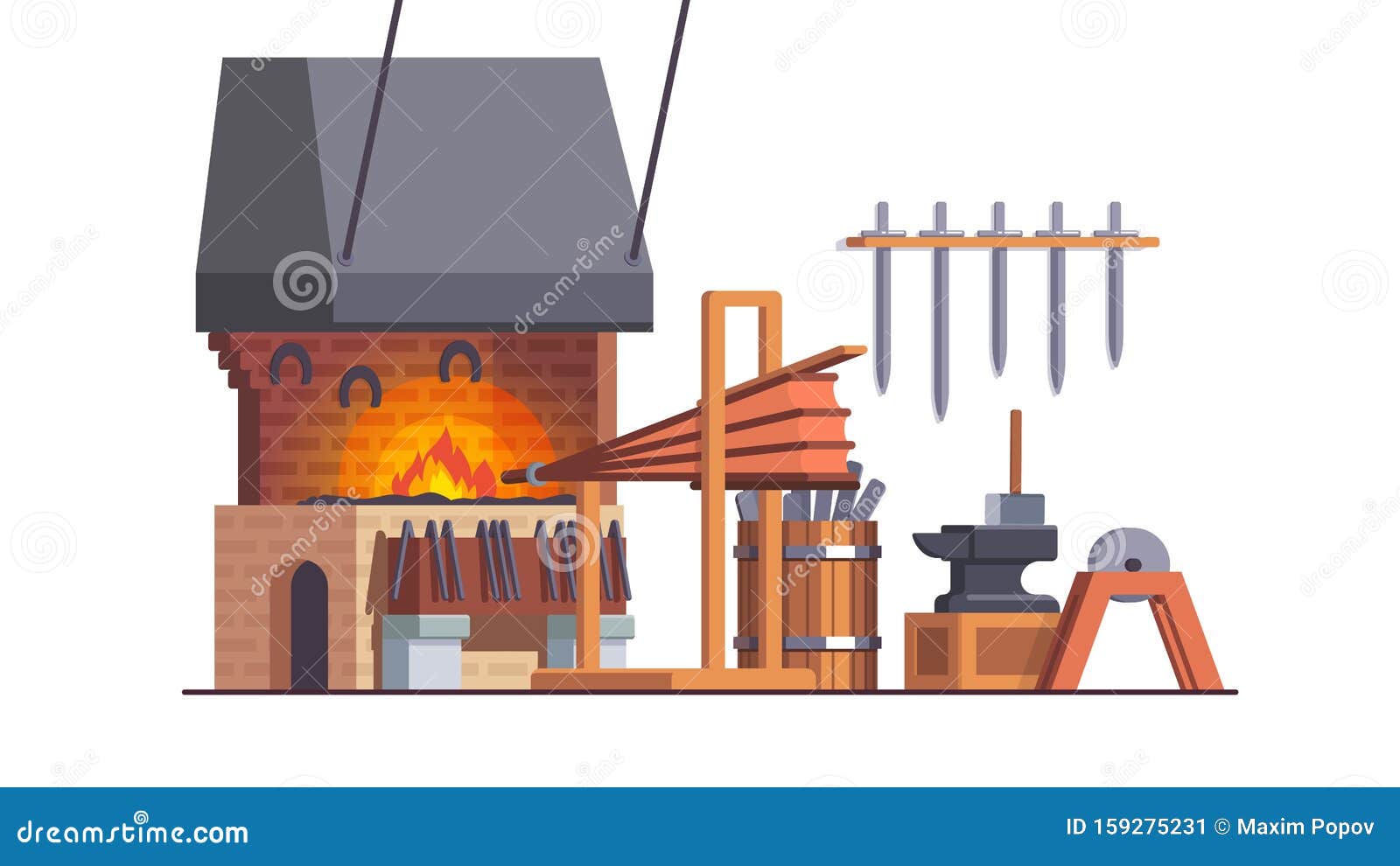 Bellows Cartoon Vector | CartoonDealer.com #88760423