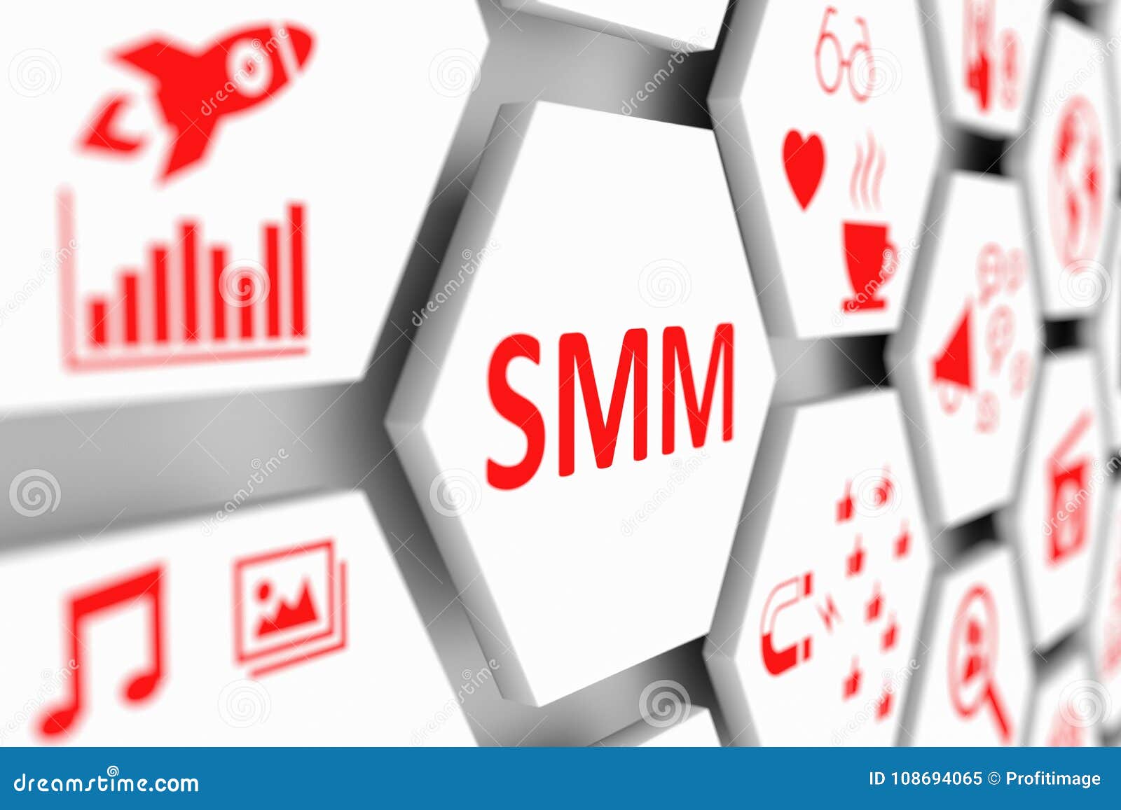 SMM concept stock illustration. Illustration of programming - 108694065