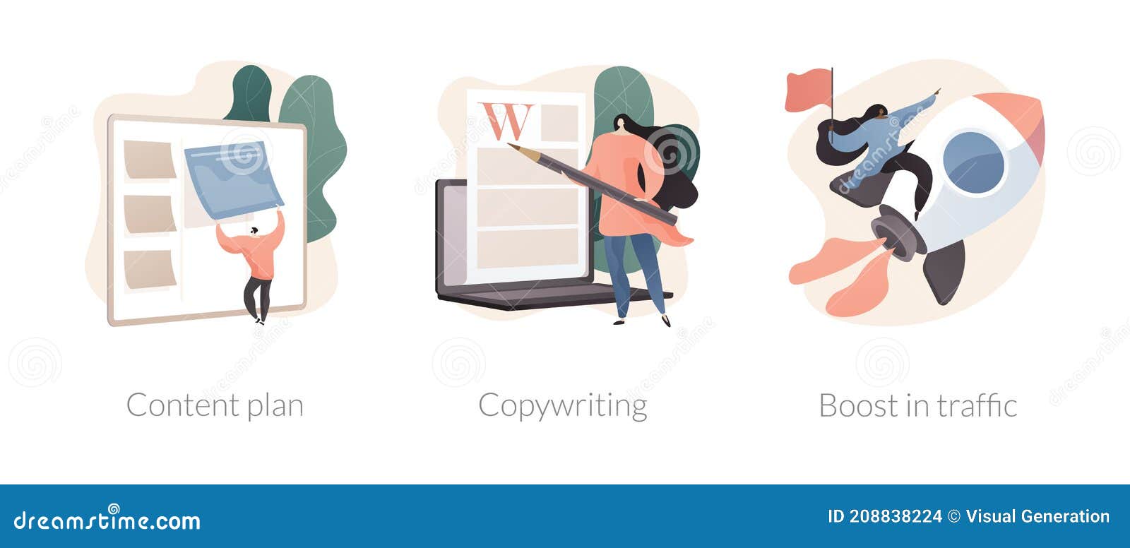 Smm Software Abstract Concept Vector Illustrations. Stock Vector ...