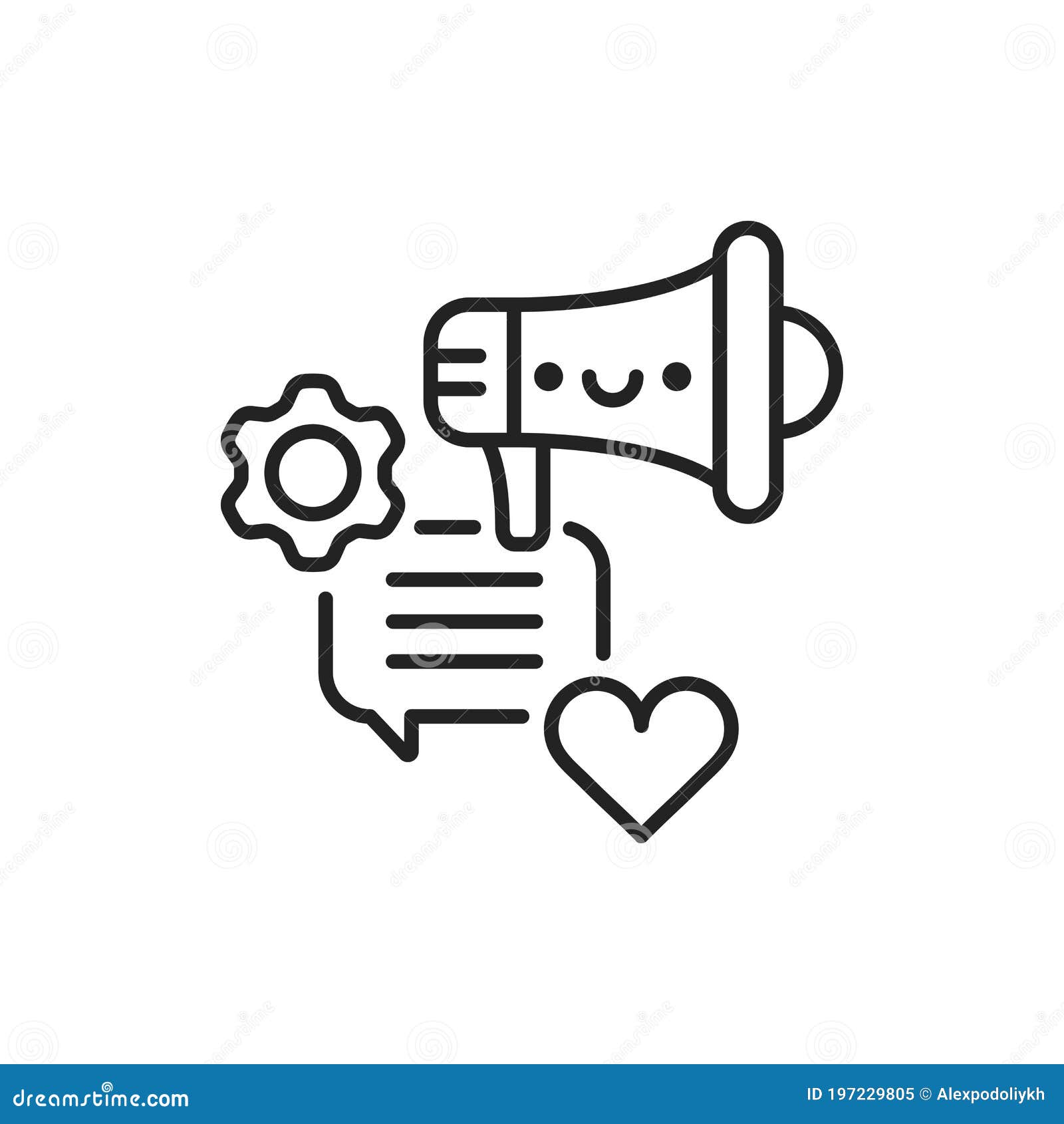 SMM Tools Line Black Icon. Promotion Service. Sign for Web Page, Mobile ...