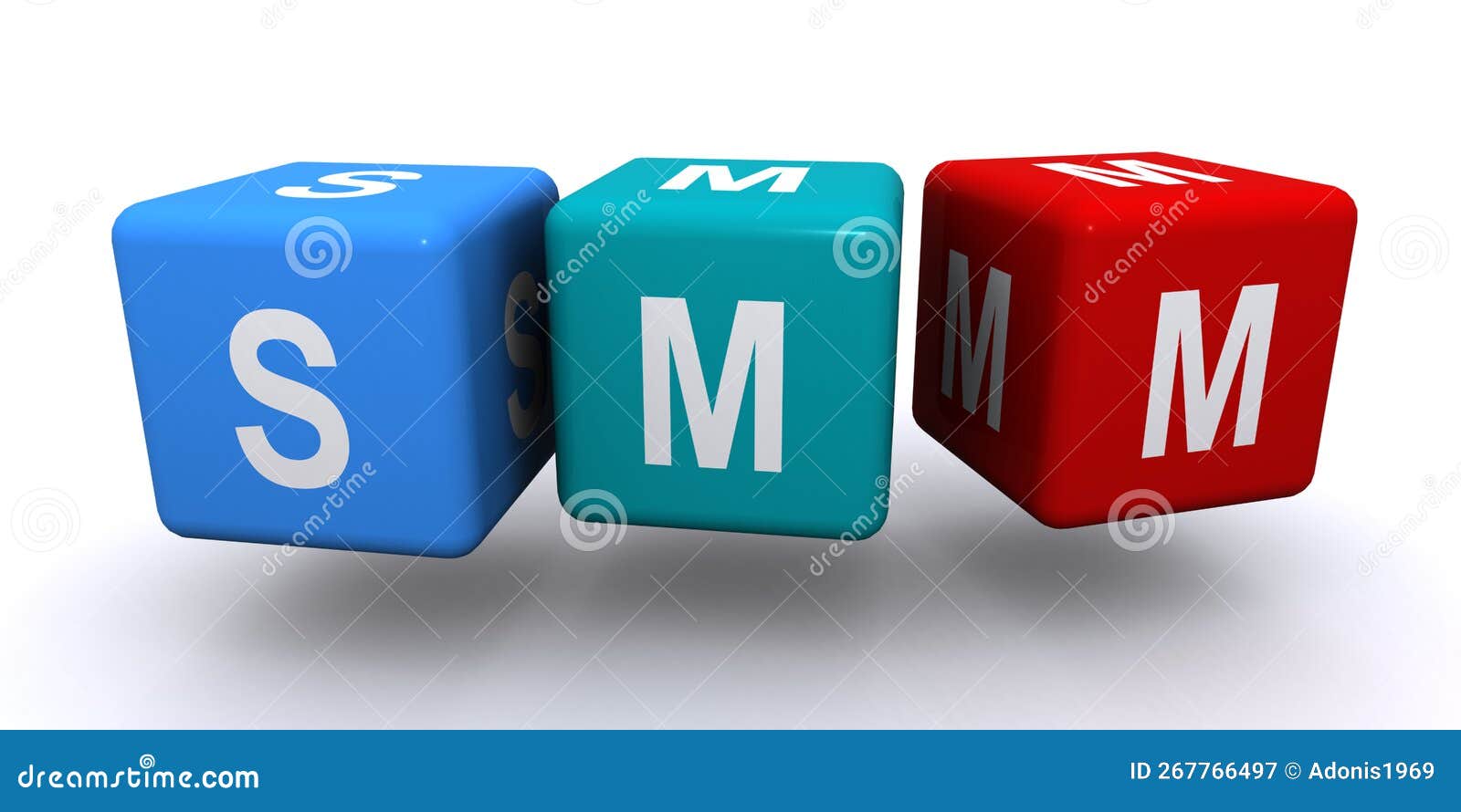 Smm word block on white stock illustration. Illustration of cyberspace ...
