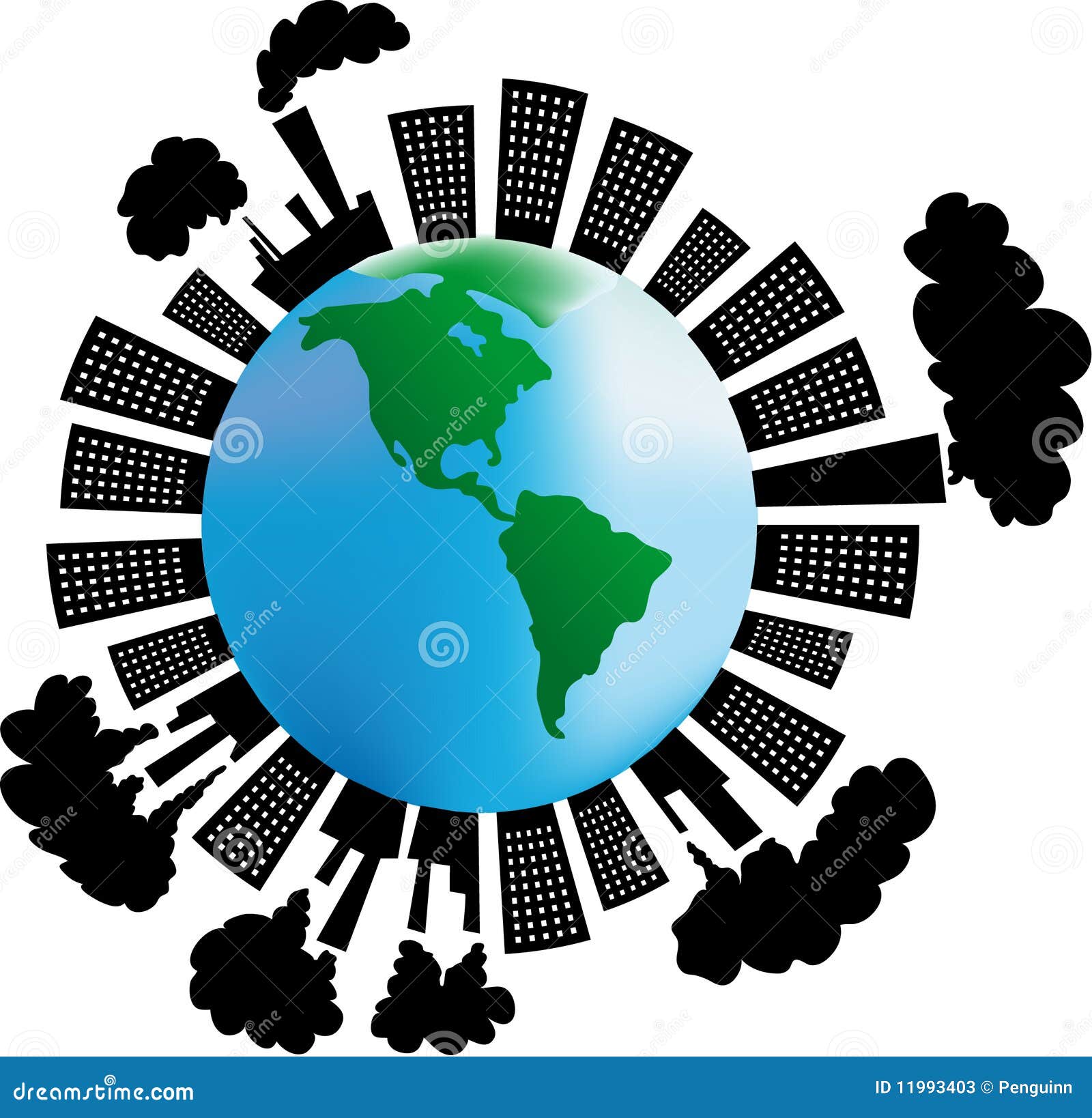 Smog stock illustration. Illustration of smog, urban - 11993403