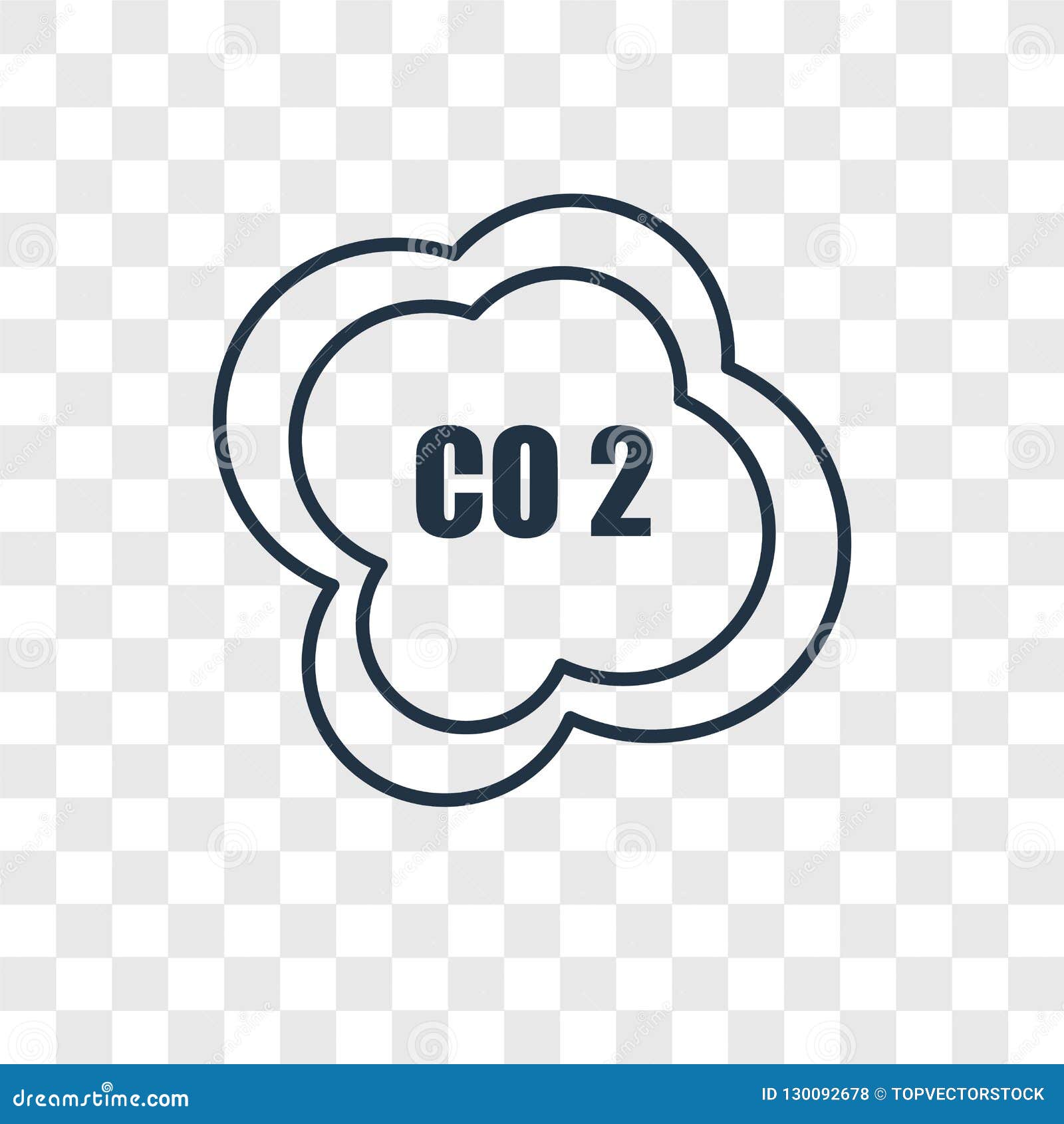 Smog Concept Vector Linear Icon Isolated on Transparent Background ...