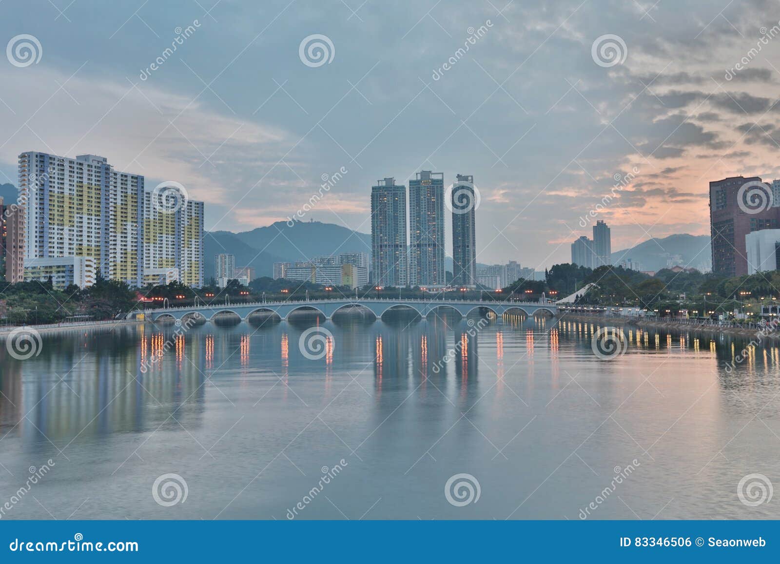 Smog Over Shing Mun River, Hong Kong Editorial Photo - Image of high ...