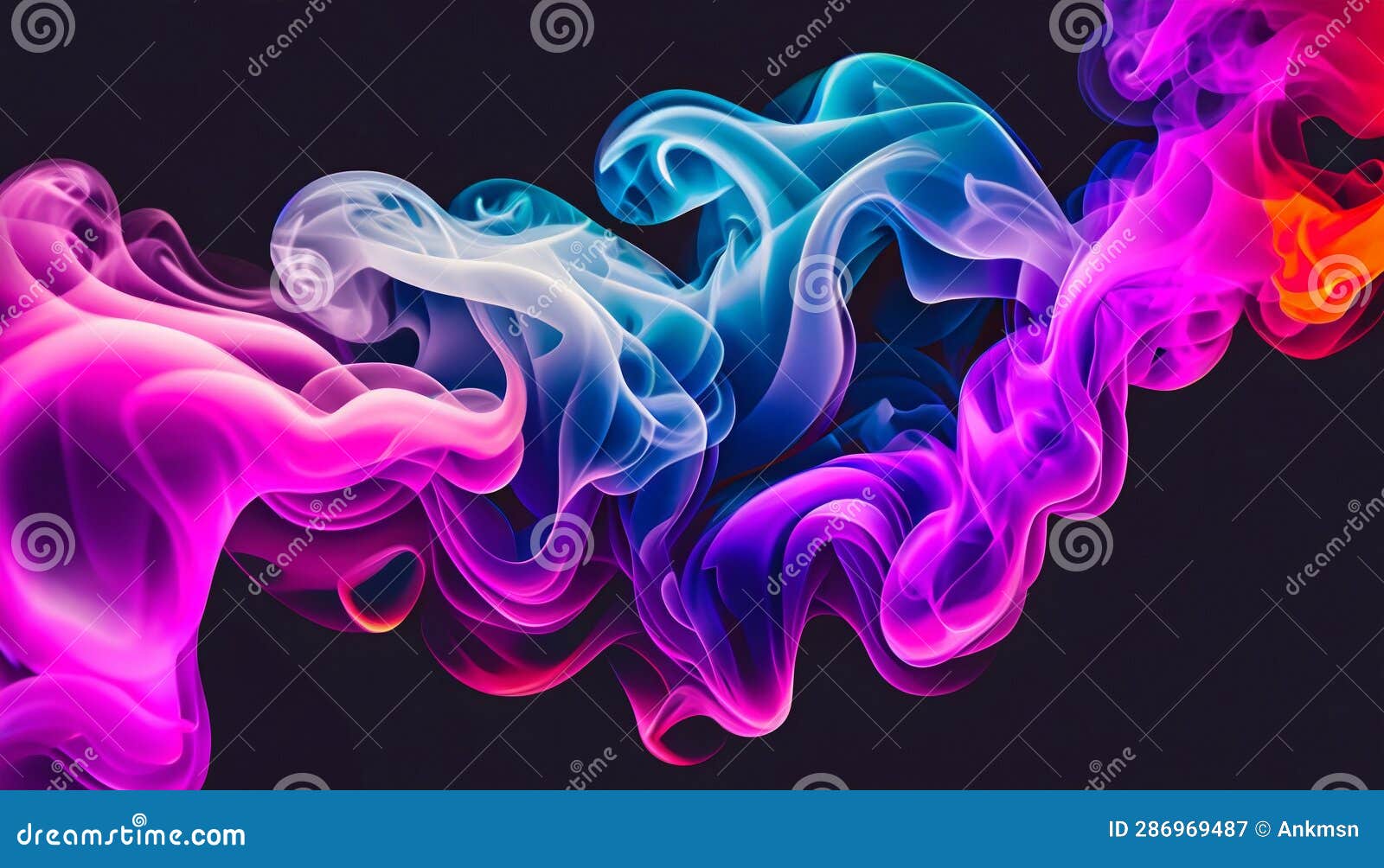 Smok Texture of Trendy Abstract Background. Creative Flowing Dynamic ...