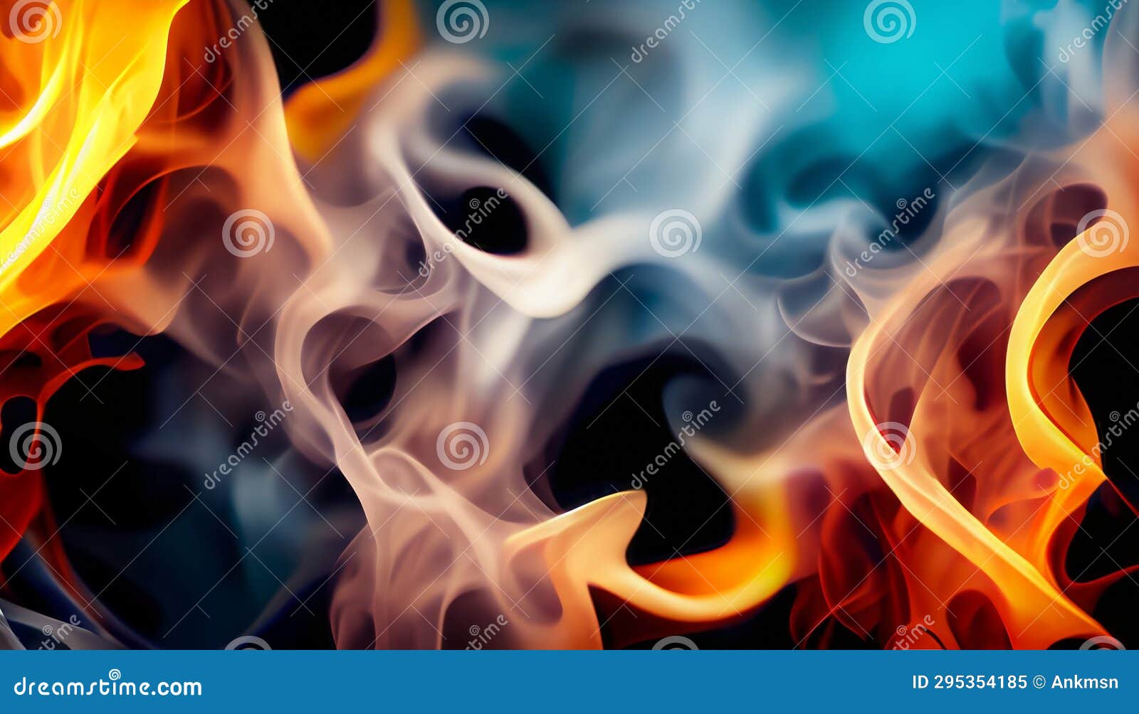 Smok Texture of Trendy Abstract Background. Creative Flowing Dynamic ...