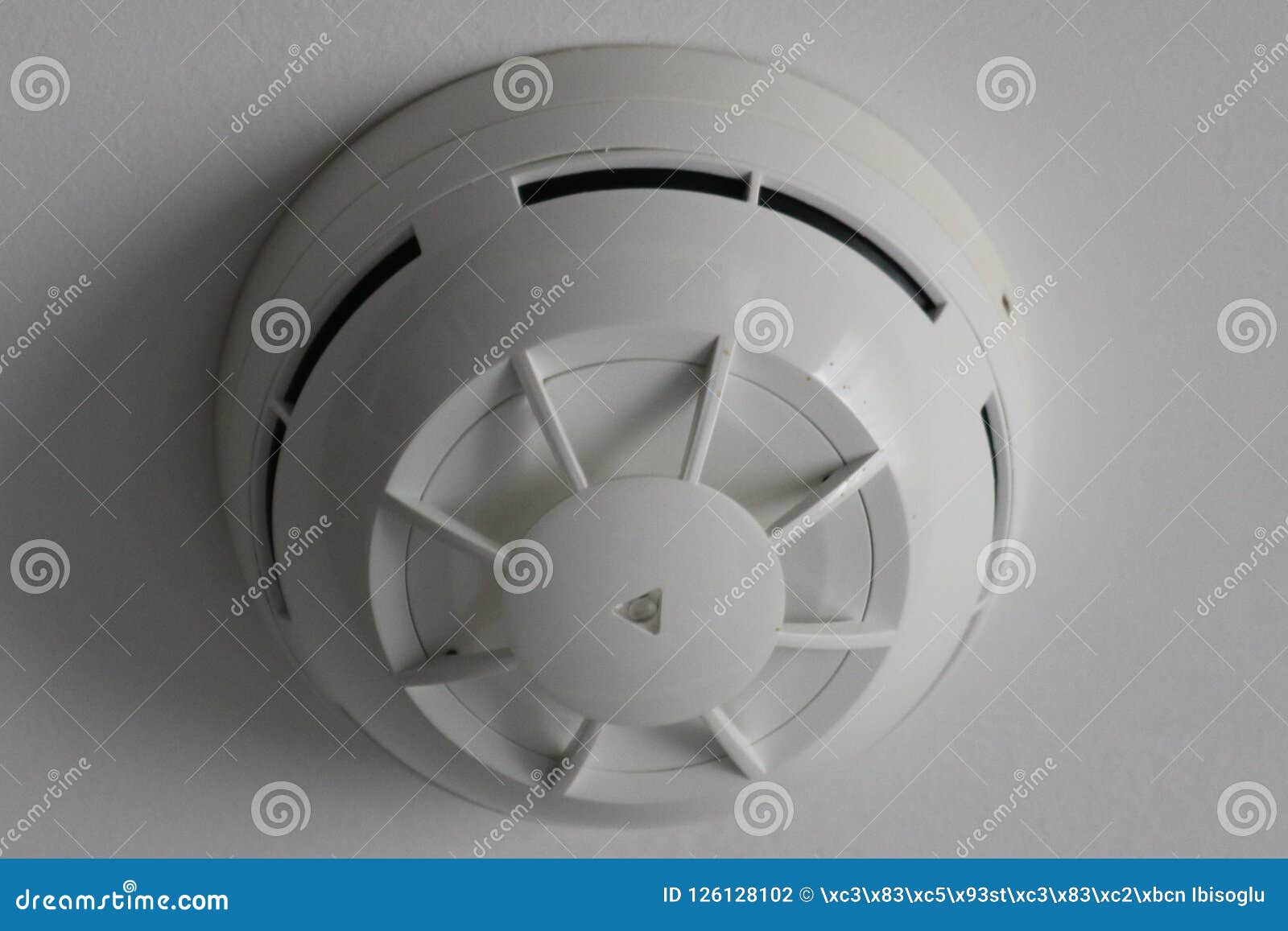 Smoke Alarm. Smoke Detector. a Ceiling Mounted Smoke Alarm Stock Photo ... Smoke Alarm. Smoke Detector. a Ceiling Mounted Smoke Alarm Stock Photo ...