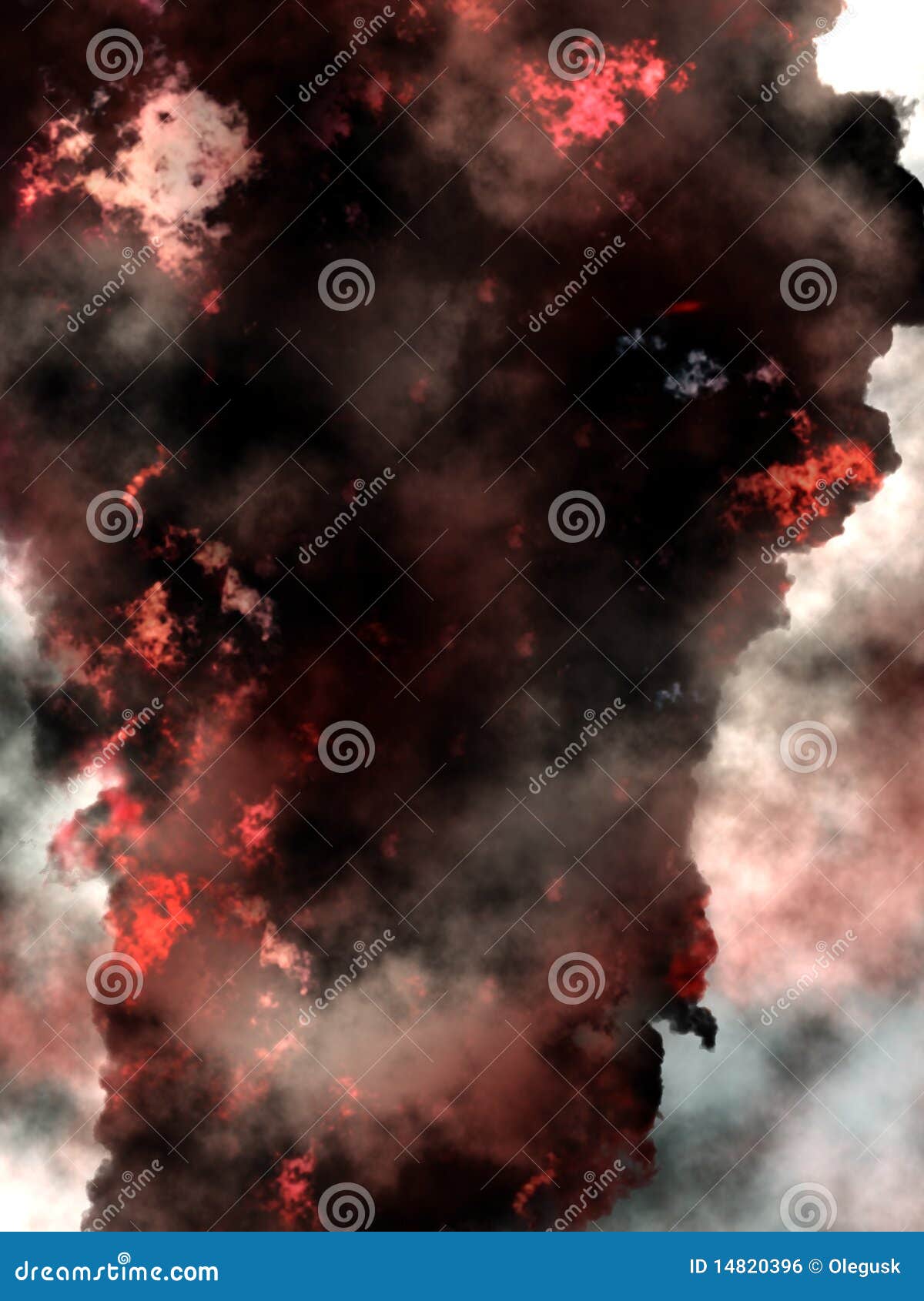 Smoke atmosphere ashes stock illustration. Illustration of natural ...