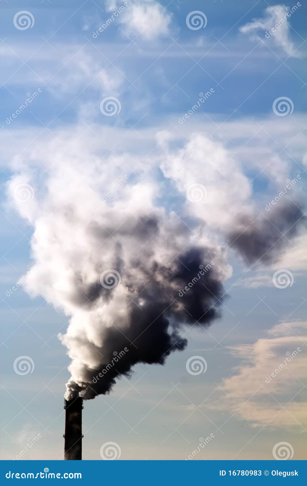 Smoke Atmosphere Pipe Factory Stock Image - Image of steam, spew: 16780983