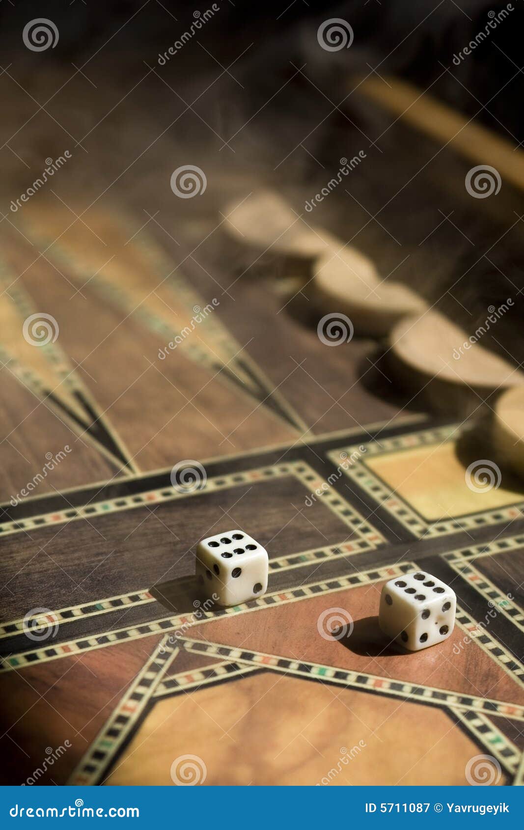 Smoke on the Backgammon Board Stock Image - Image of eastern, board ...