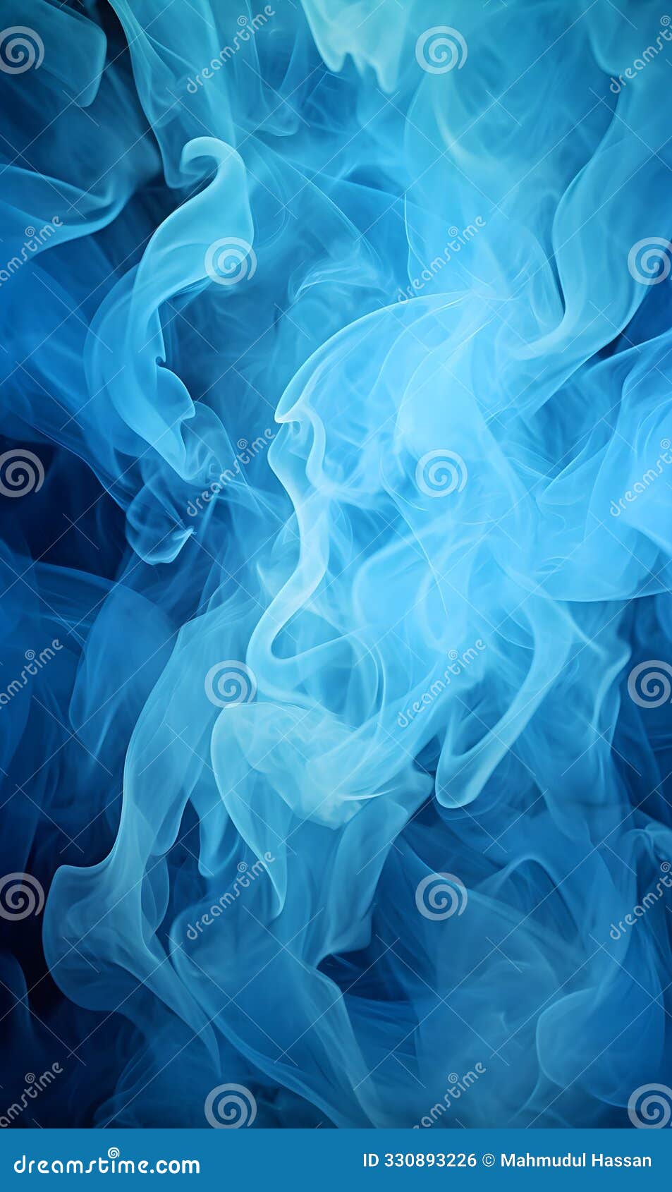 Abstract Blue Smoke Background. Smoky Background Texture Stock ...